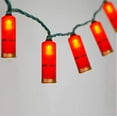 UKLL-Christmas Shotgun Shell String Lights, 8.5FT Red Shell Lights ...