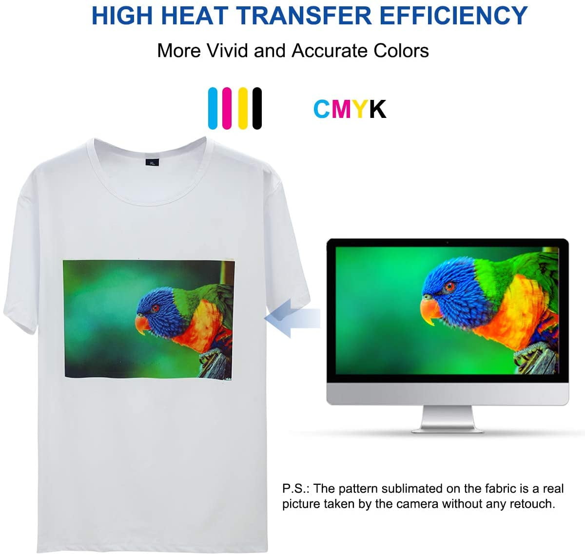 UKLL-Cyan Compatible Sublimation Ink Heat Transfer Replacement for ...