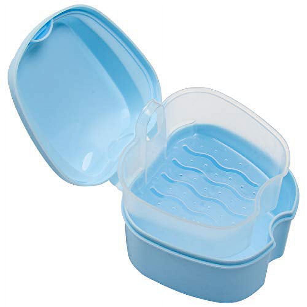 UKLL-Denture Case, Denture Cup with Strainer, Denture Bath Box False ...