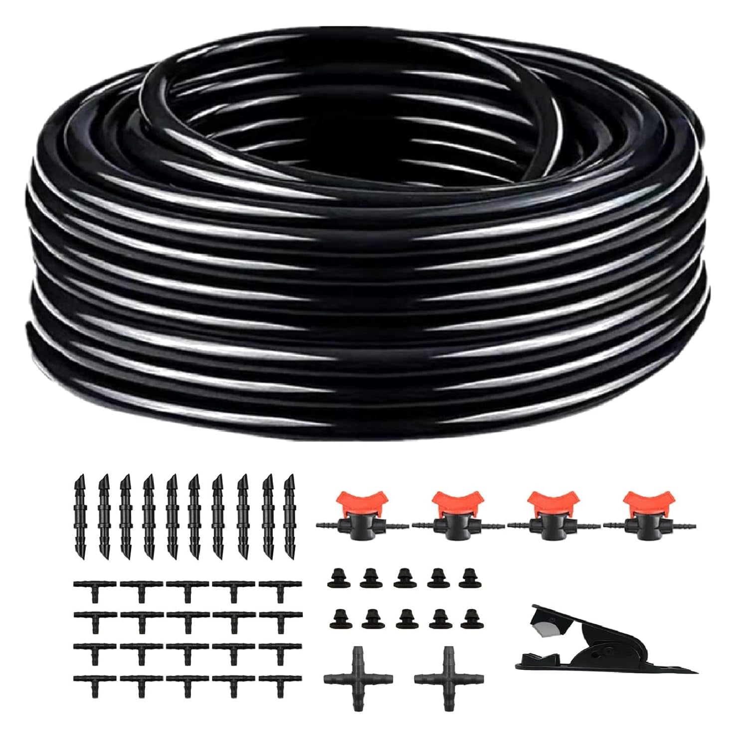 UKLL-Drip Irrigation Kit, 1/4 Inch Polyethylene Distribution Irrigation ...