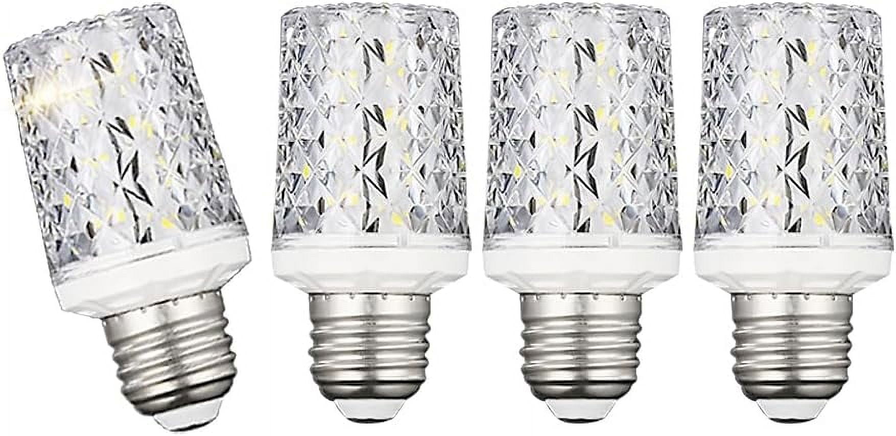 UKLL-E26 LED Bulbs,Modern Craft Crystal lamp,6000K Daylight White 18W ...