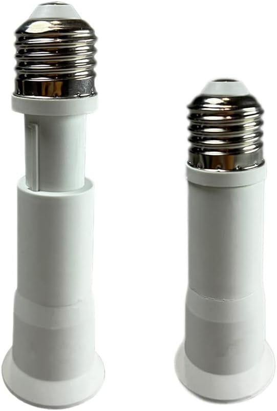 UKLL-E27 to E26 E27 Light Socket Extender Adapter,Extension Flexible Socket Extender Adapter ...