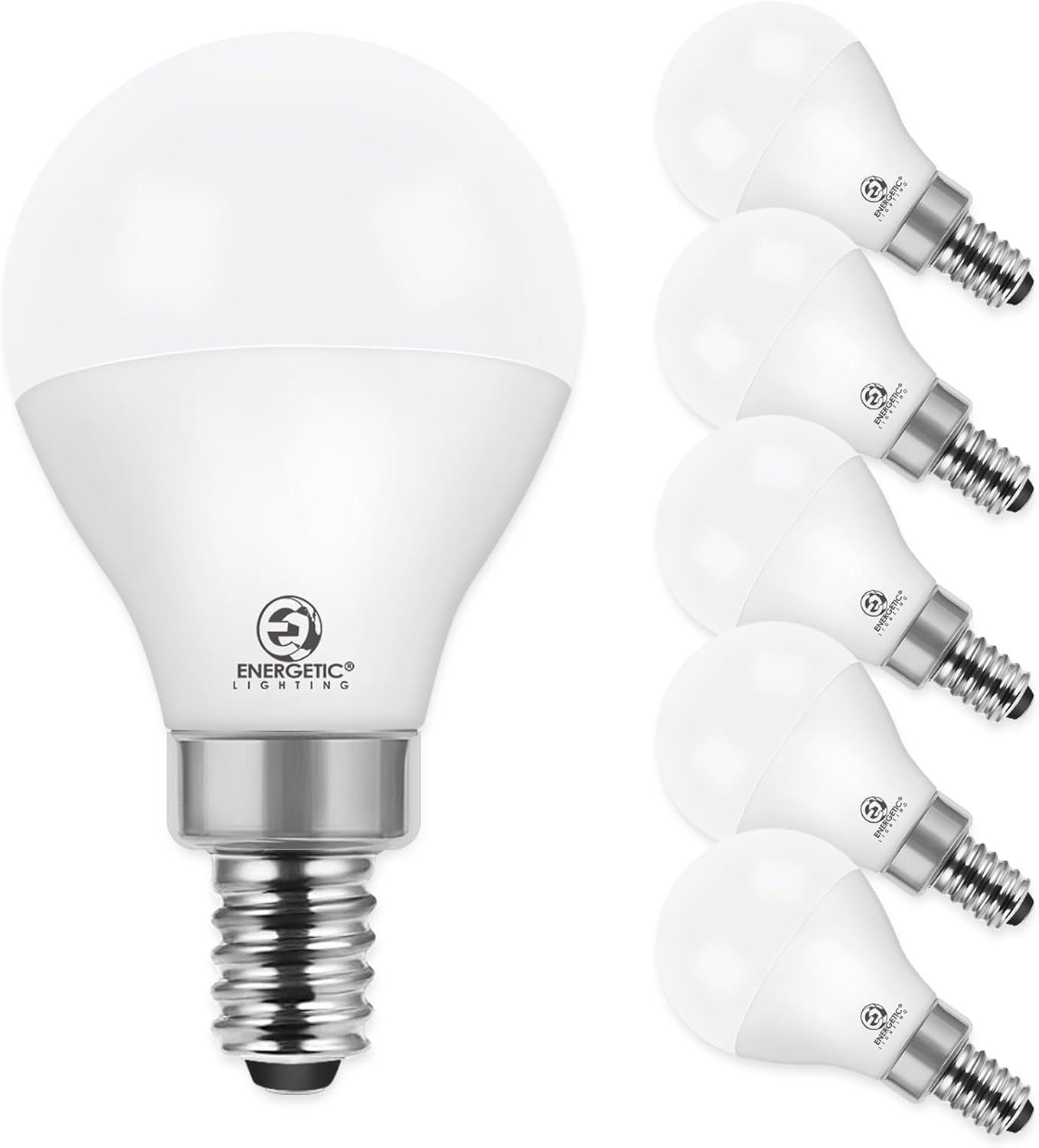 UKLL-Energetic A15 LED Light Bulb, E12 Base Candelabra Base Chandelier ...