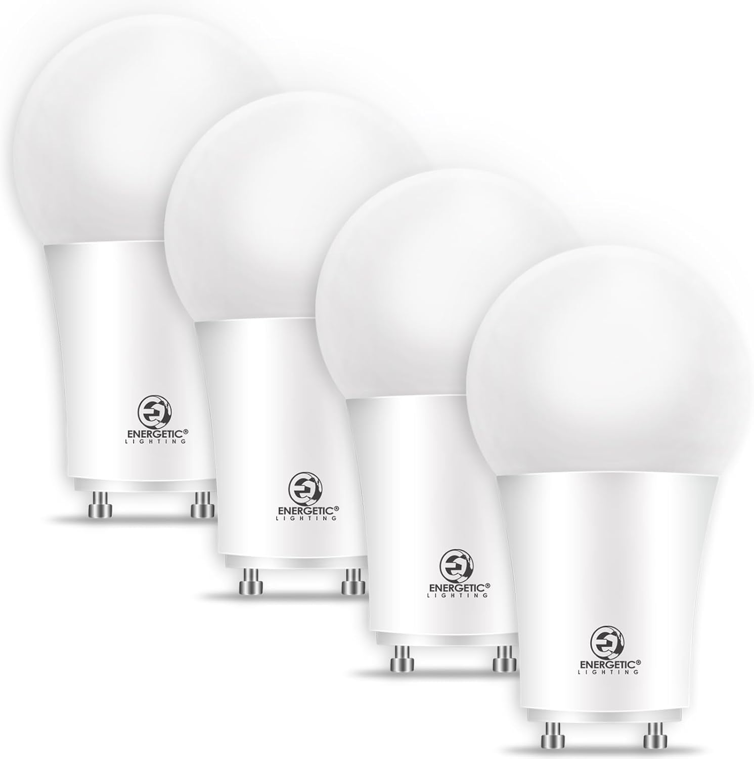 UKLL-Energetic LED GU24 Base Light Bulb, 1400 Lumens, A19 Shape, 100 ...