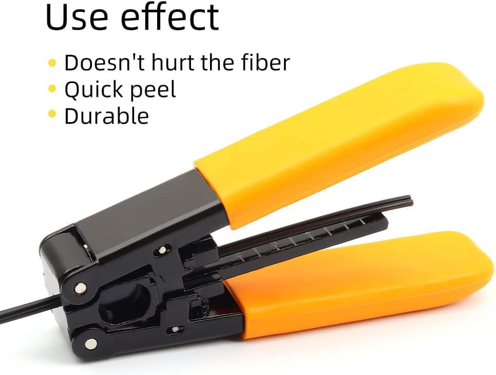 UKLL-FTTH optical fiber tool kit with optical fiber drop cable optical ...