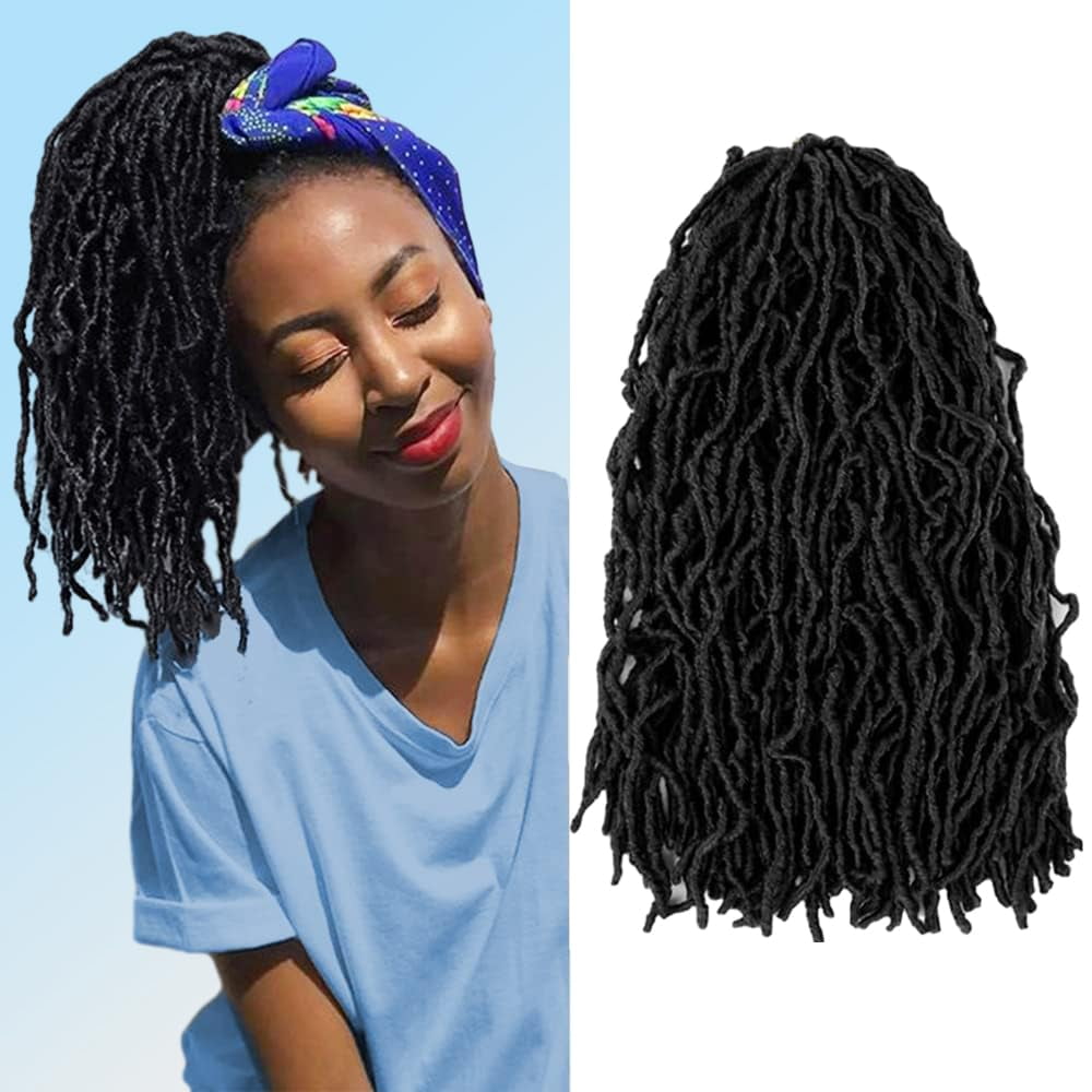 UKLL-Faux Locs 14 Inch Crochet Hair Soft Locs 7 Packs Crochet Hair for ...
