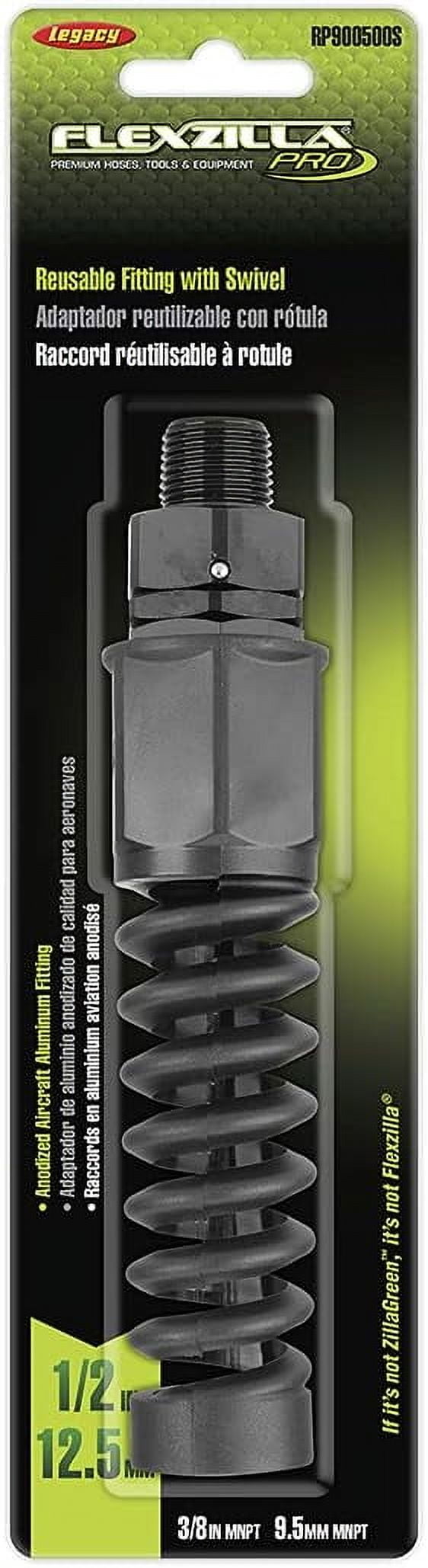 UKLL-Flexzilla Pro Air Hose Reusable Fitting with Swivel, 1/2 in ...