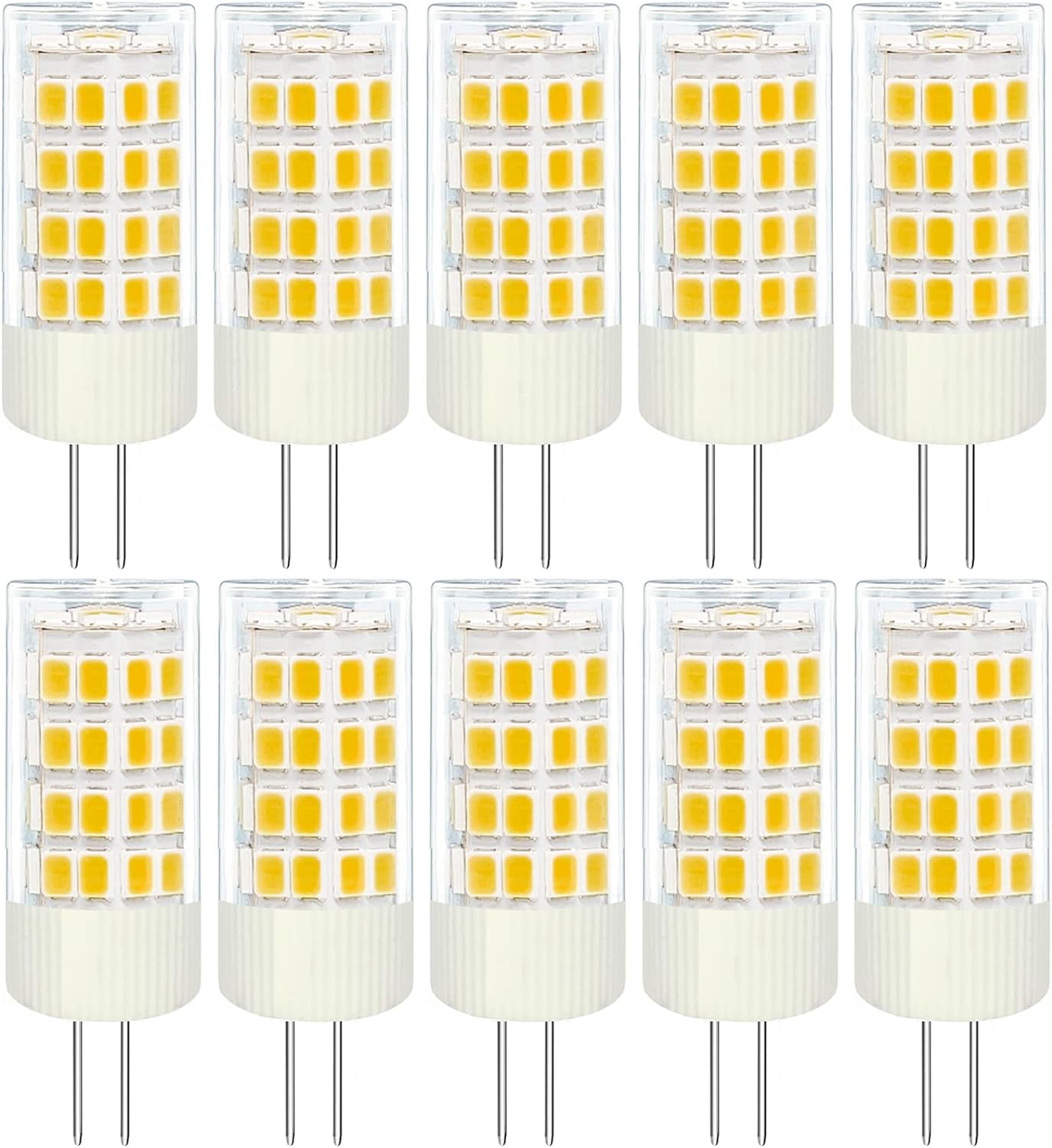 UKLL-G4 LED Bulb 3W 12V, 20W -30W Halogen JC Bulb Replacement, G4 Bi Pin Bulbs Warm White 3000k ...
