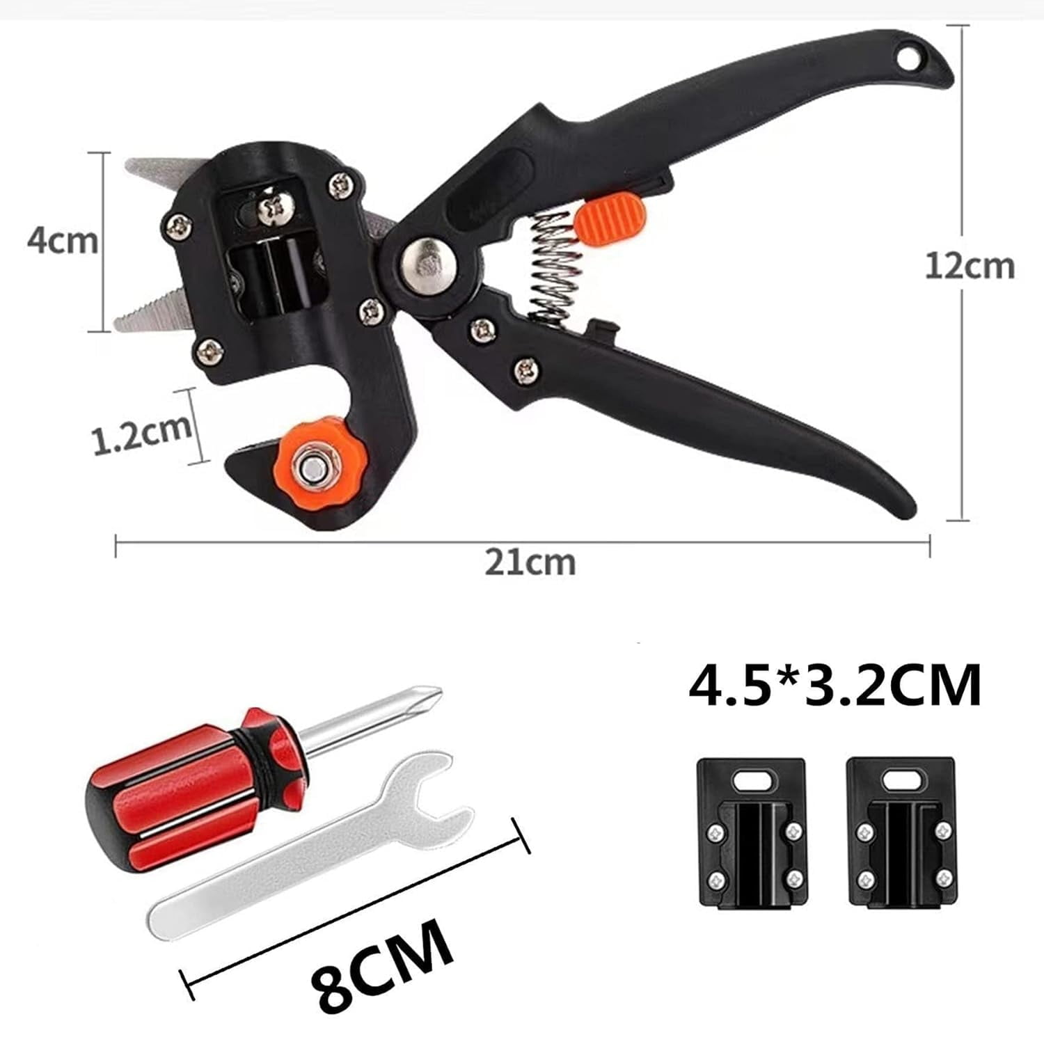 UKLL-Grafting Tool Kit, Garden Pruner Tools with Replacement Blades ...