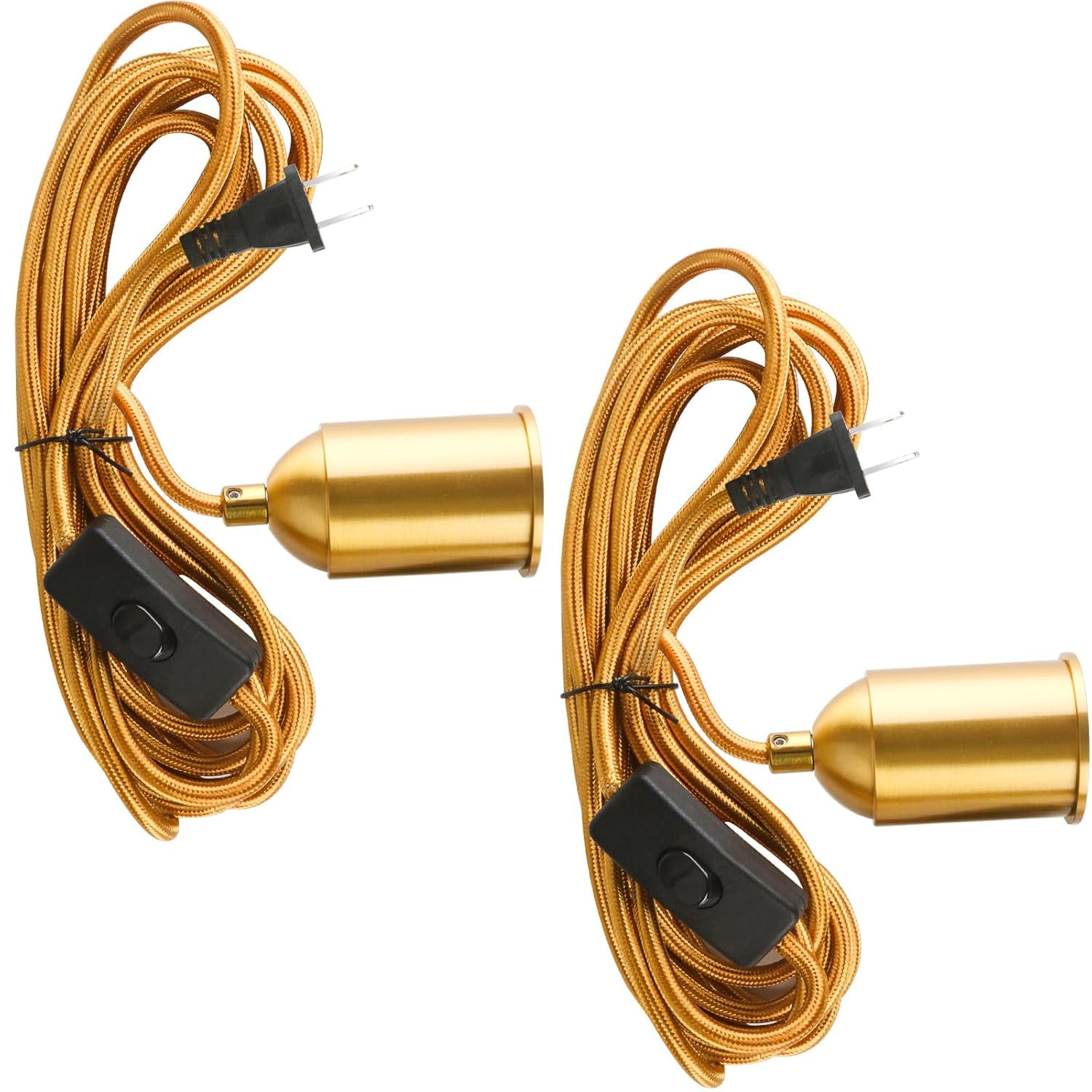 UKLL-Hanging Pendant Light Cord Kit E26 E27 Hanging Light Socket 15FT ...