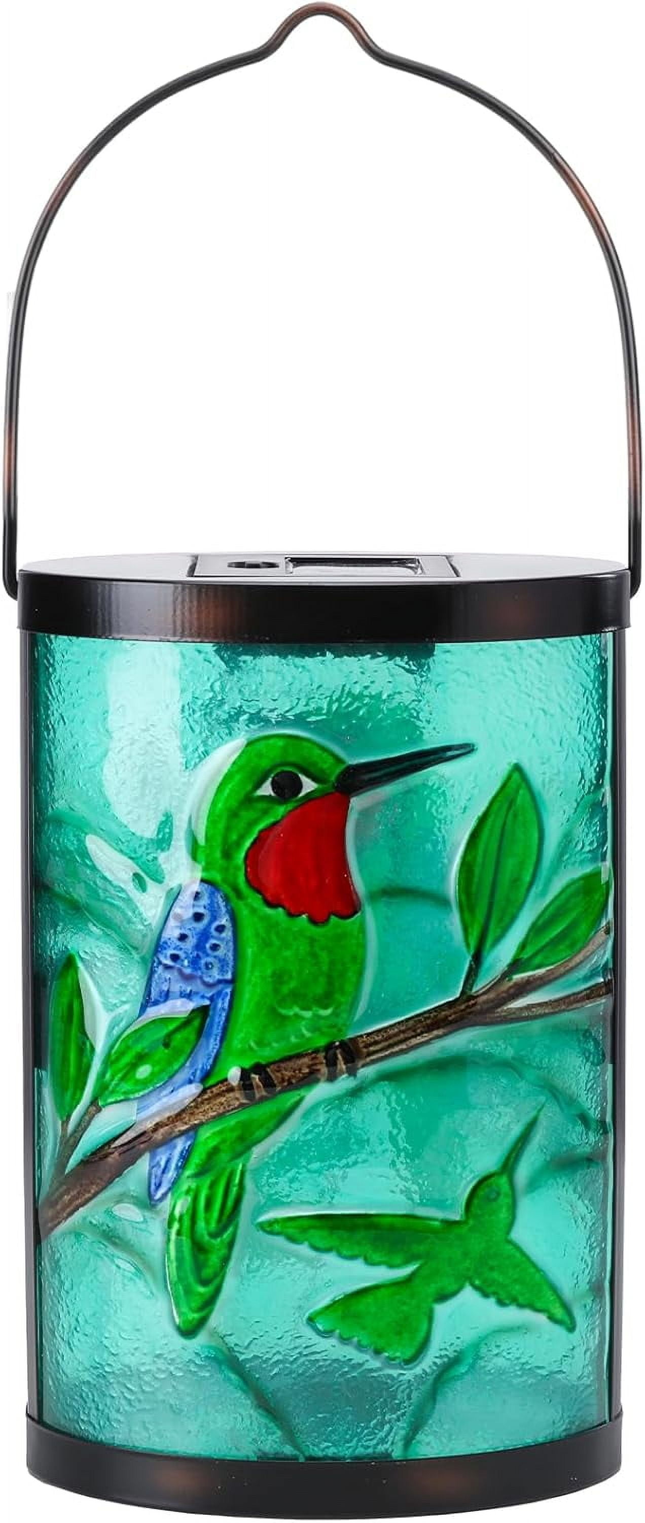 UKLL-Hanging Solar Lantern Outdoor Waterproof Hummingbird Solar Lights ...