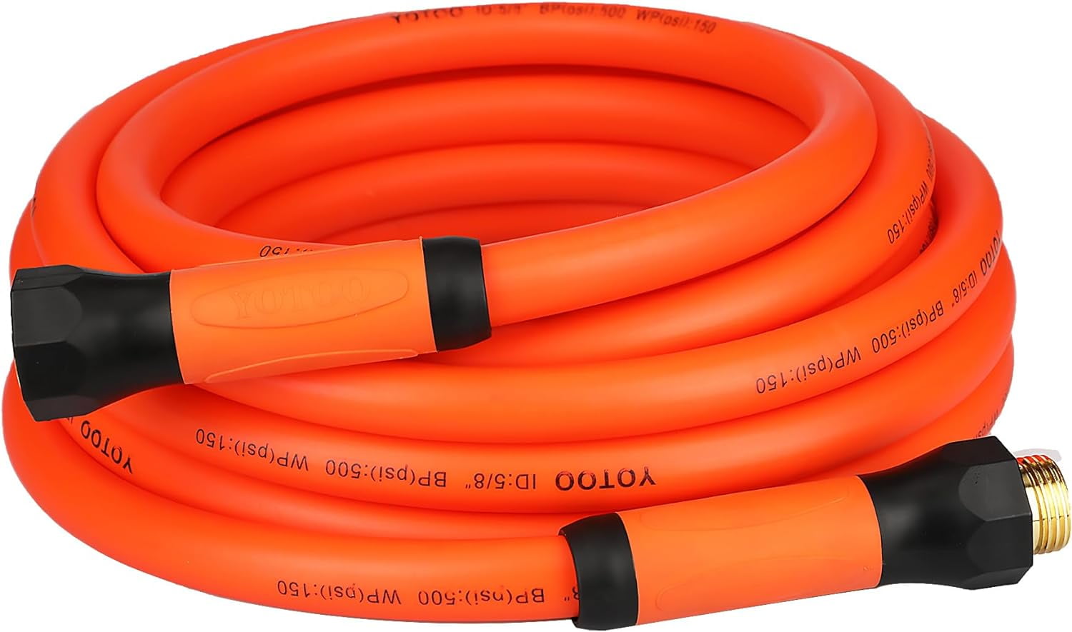 UKLL-Heavy Duty Hybrid Garden Water Hose 5/8-Inch by 25-Feet 150 PSI ...