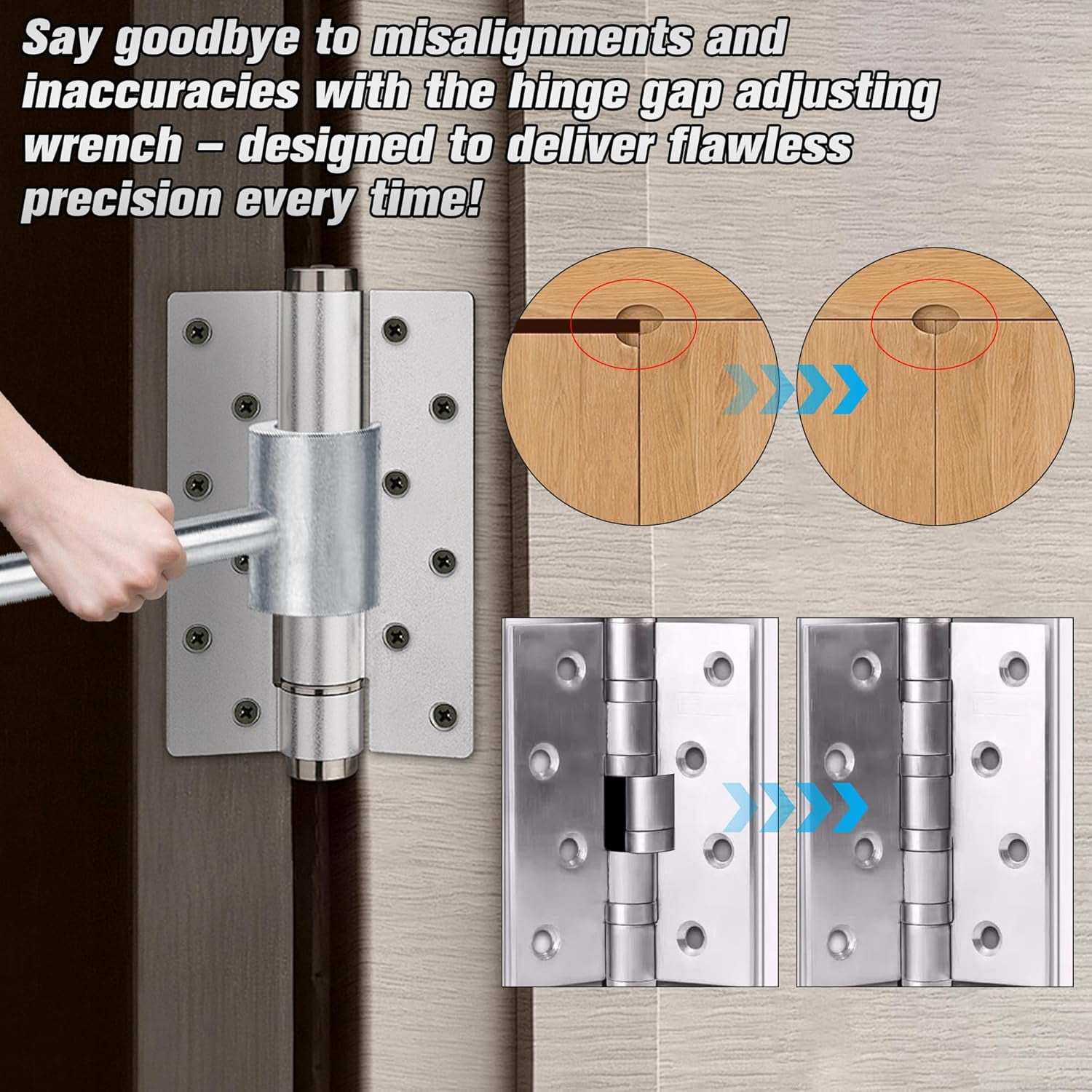 UKLL-Hinge Gap Adjusting Wrench & Repair Tool, 0.91-0.99in Adjustment ...