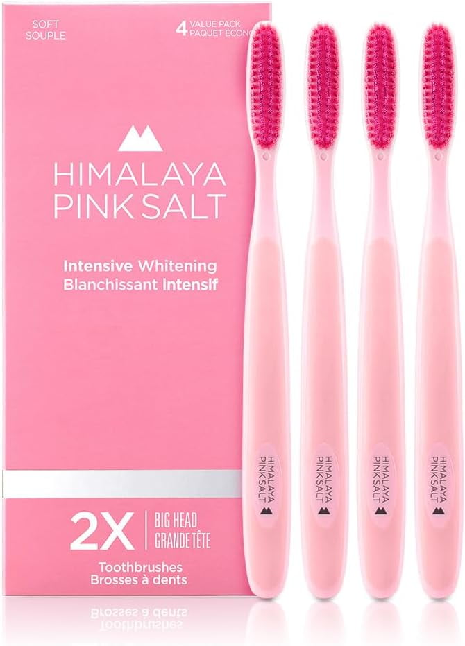 UKLL-Intensive Clean Toothbrush 4 Count - Extra-Large Toothbrushes for ...