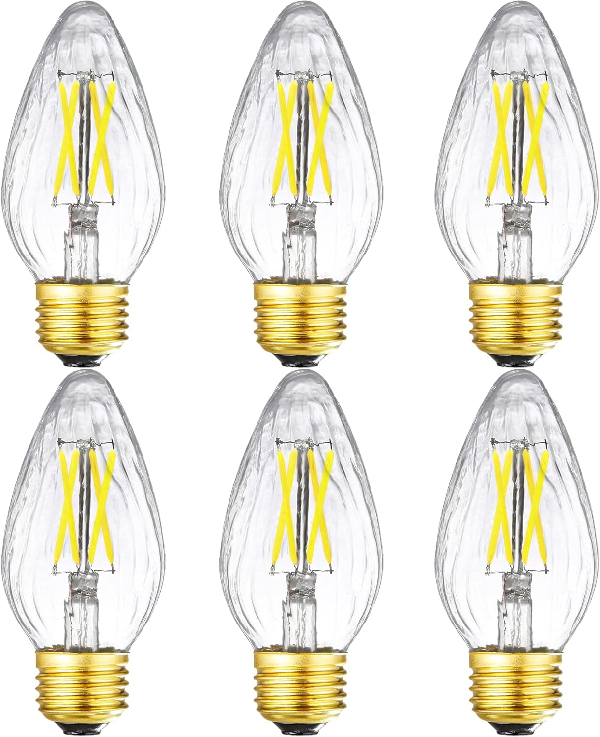 UKLL-LEOOLS E26 Edison Bulb 6W Equivalent E26 LED Bulb 60 Watt Dimmable 4000K E26 Light Bulb ...