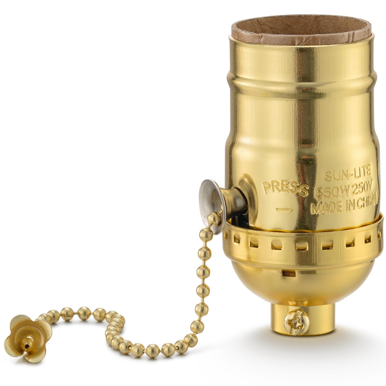 UKLL-Lamp Socket with Pull Chain, E26 Standard Threaded Base, Lamp ...