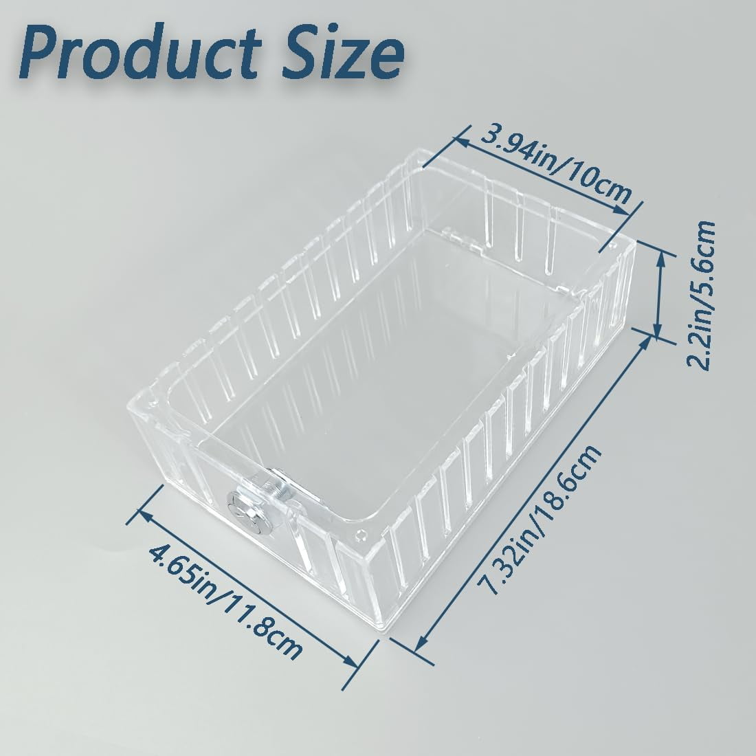 UKLL-Large Thermostat Lock Box Cover with Key,Universal Clear ...