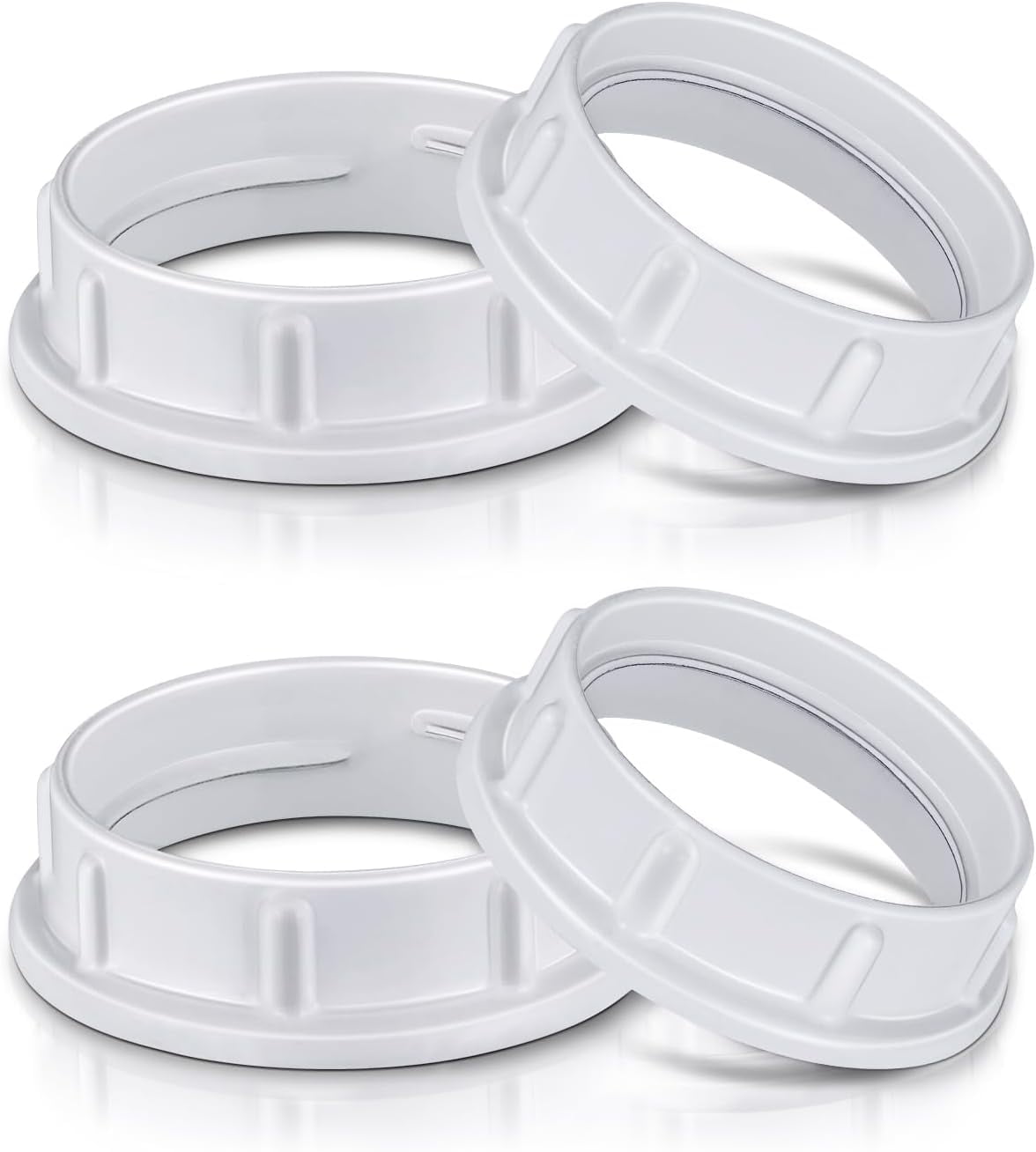 UKLL-Light Socket Shade Rings,Aluminum Threaded Socket Ring for Medium ...