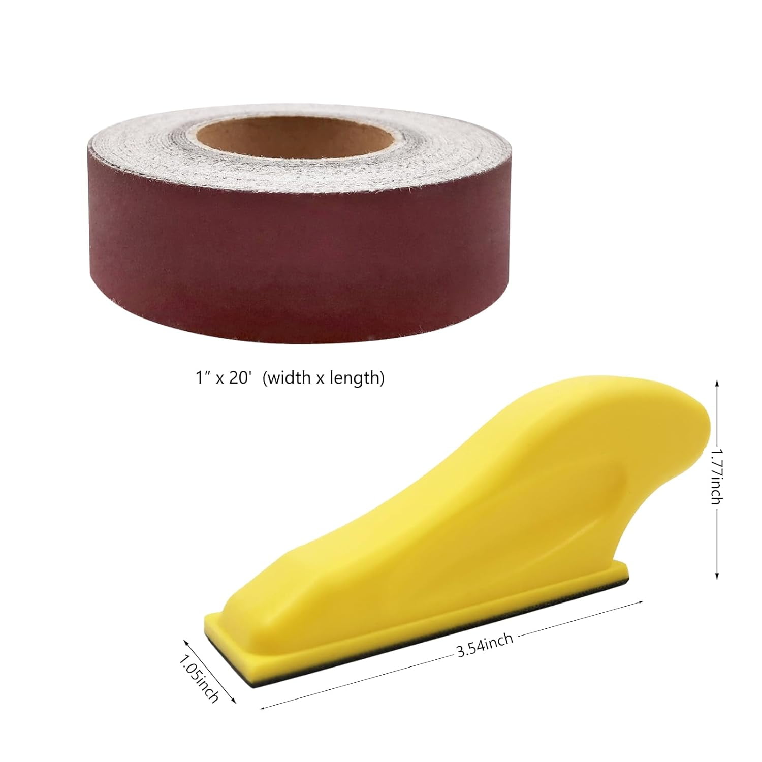 UKLL-Mini Sander for Small Wood Projects Plus Hook and Loop Sandpaper ...