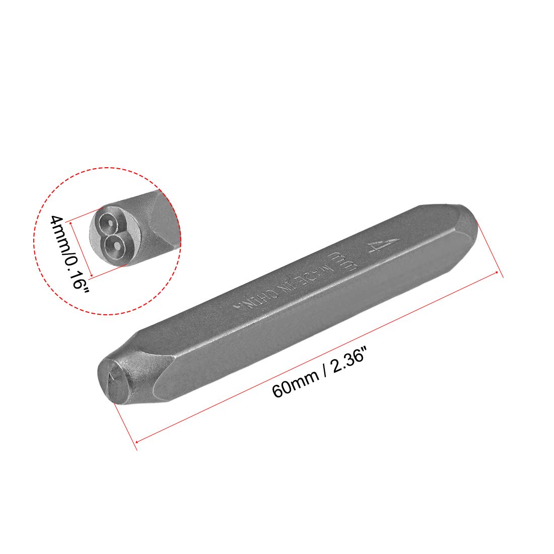 UKLL-Number Metal Stamp Set, 5/32" 4mm, Digital 0 to 9, Numbers Punch ...