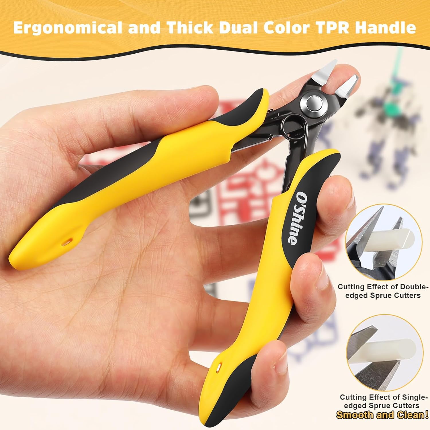 UKLL-O’Shine Single-edged Sprue Cutter For Beginner, Single Blade ...