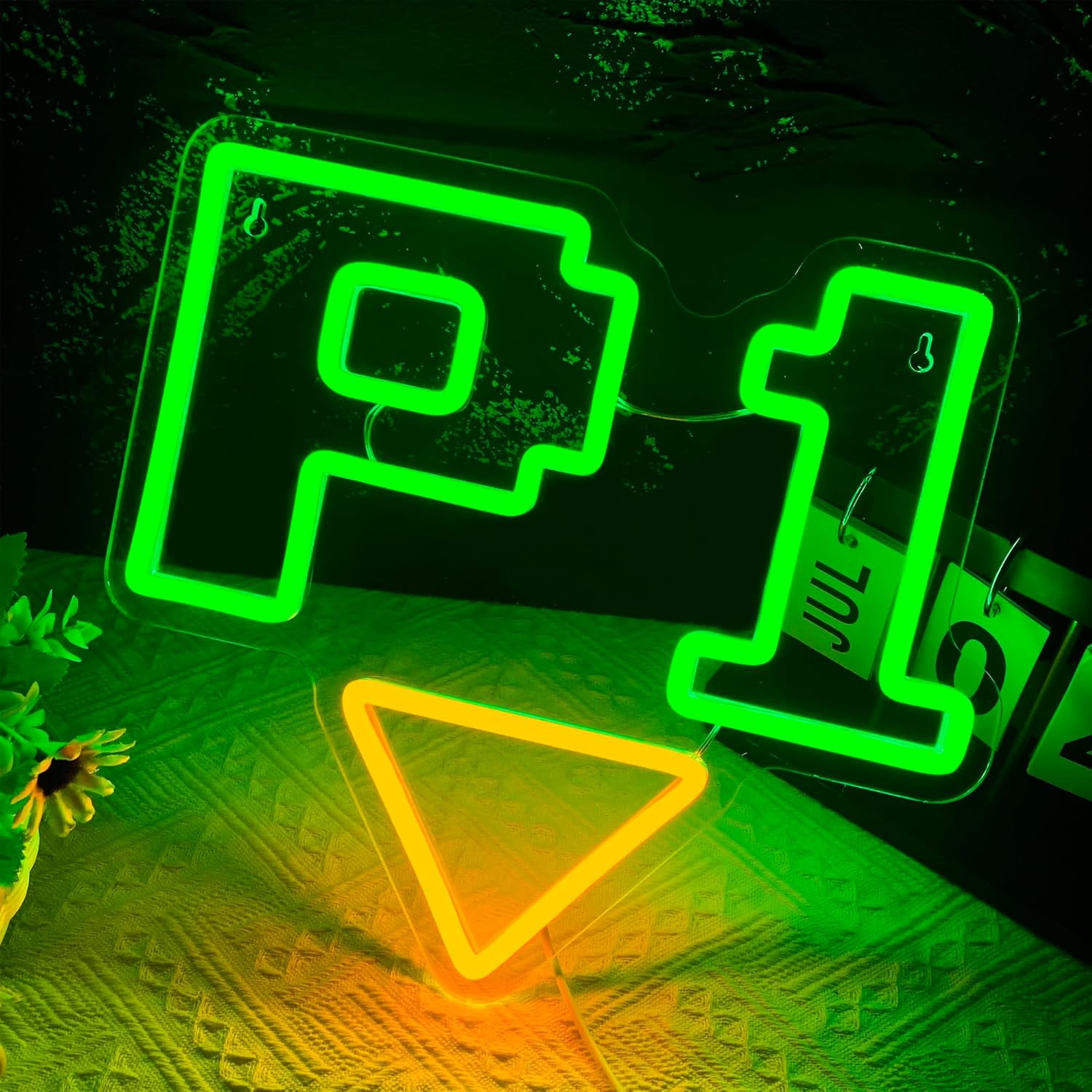 UKLL-P1 Game Neon Signs for Wall Decor,Dimmable Gaming Neon Light for ...