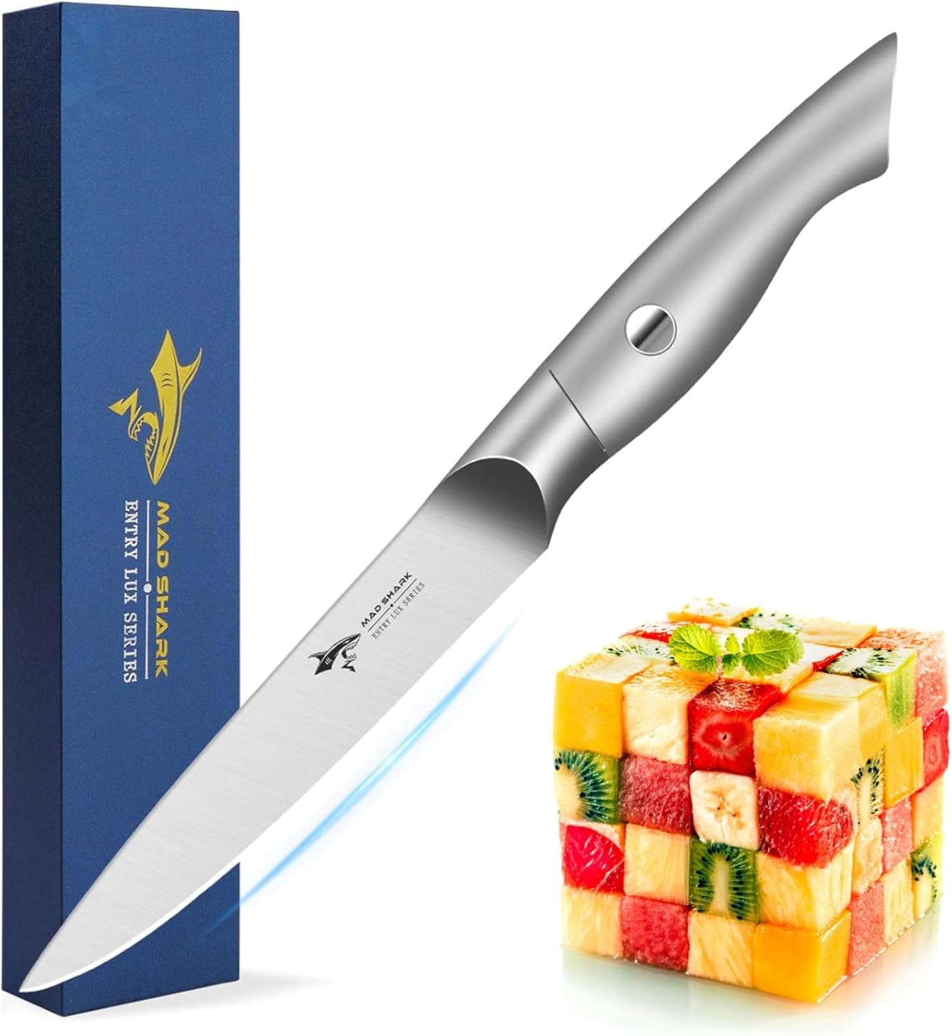 UKLL-Paring Knife 5 inch Paring Knives, Small Kitchen Knife, German ...