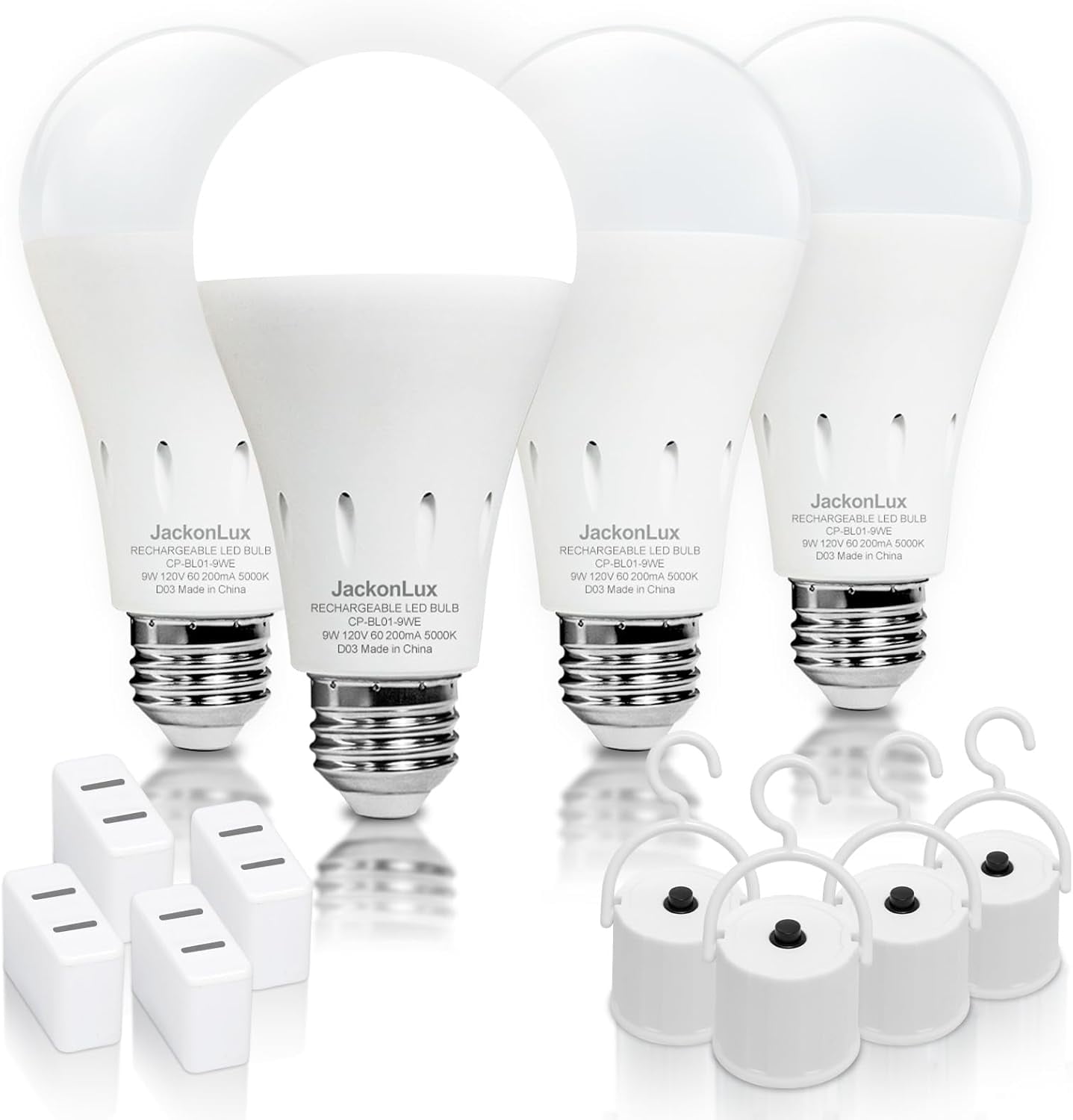 UKLL-Rechargeable Emergency Light Bulb UL Listed Battery Operated Light ...