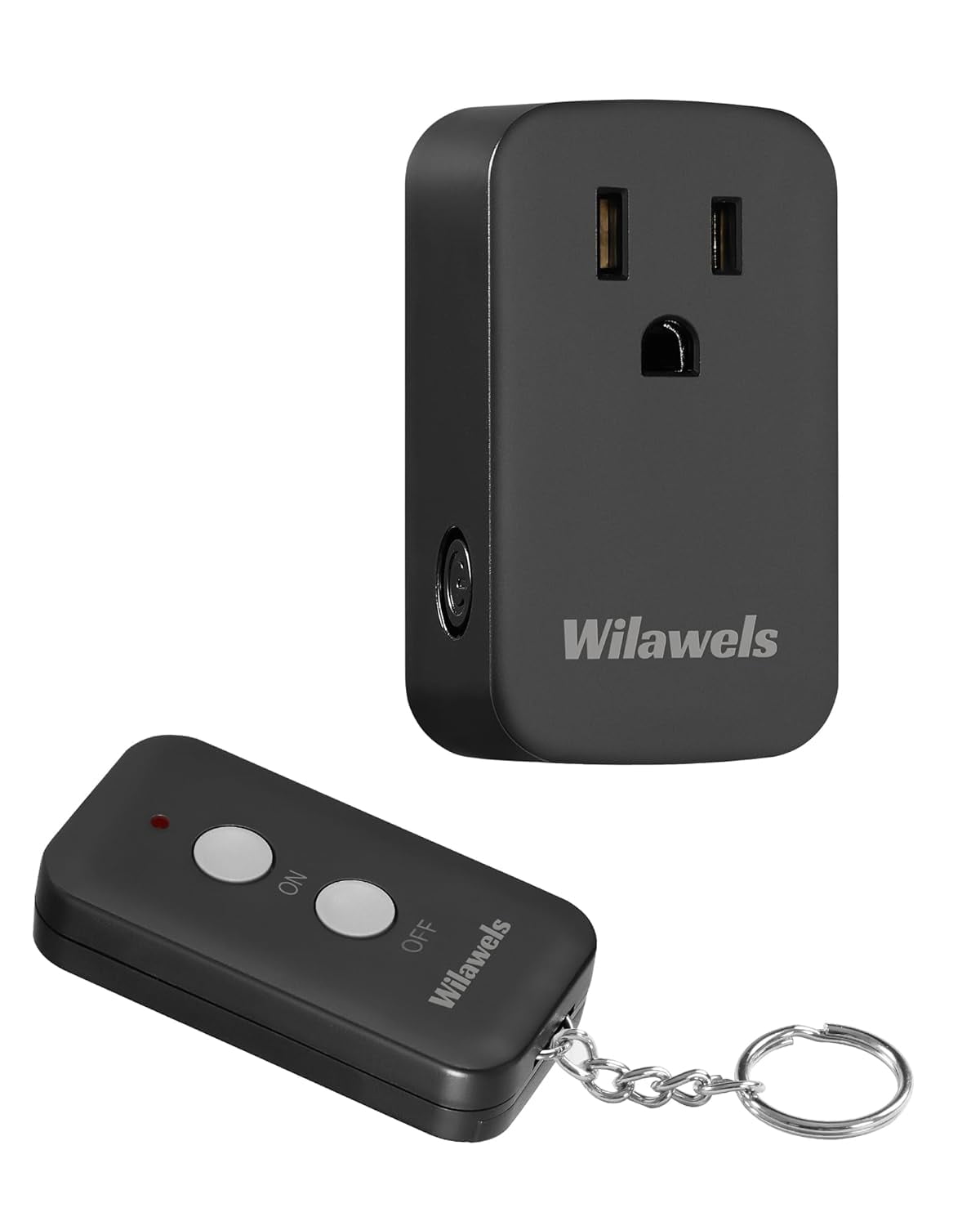 UKLL-Remote Control Outlet Plug Wireless On Off Power Switch, Black ...