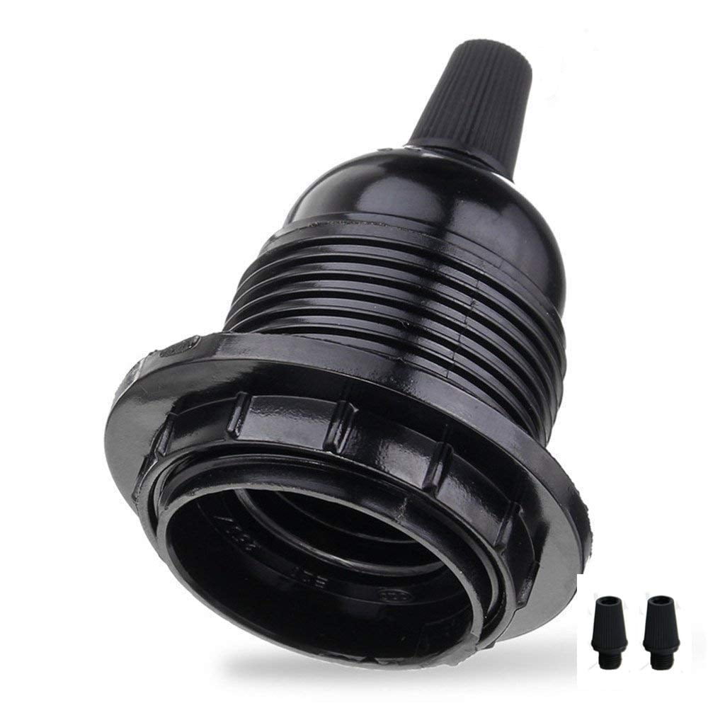 UKLL-Replacement 2 Pack E26 E27 Bakelite Black Color Medium Base Light ...