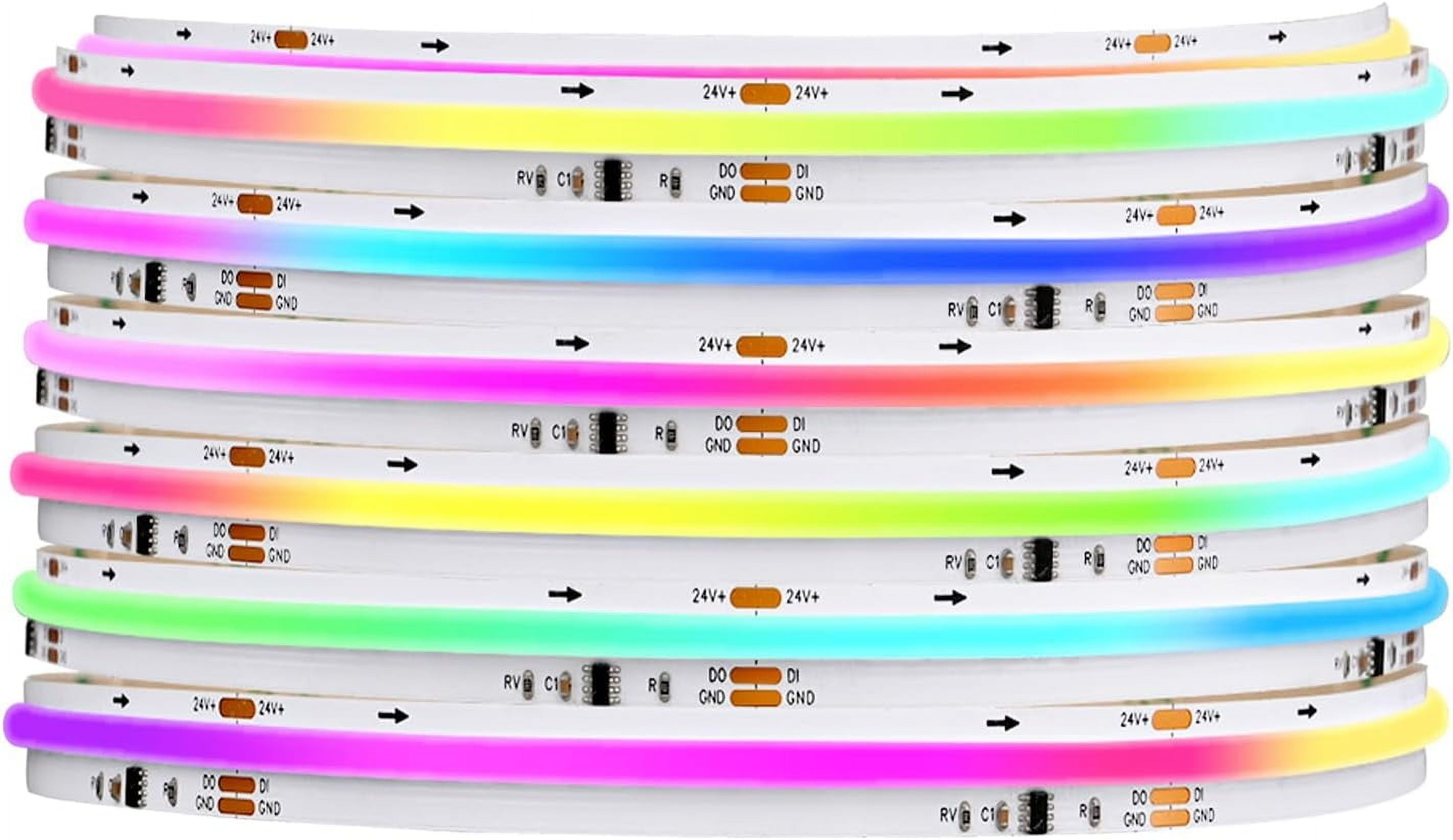 UKLL-SPI COB RGB IC LED Strip Light FOB WS2811 High Density Uniform ...