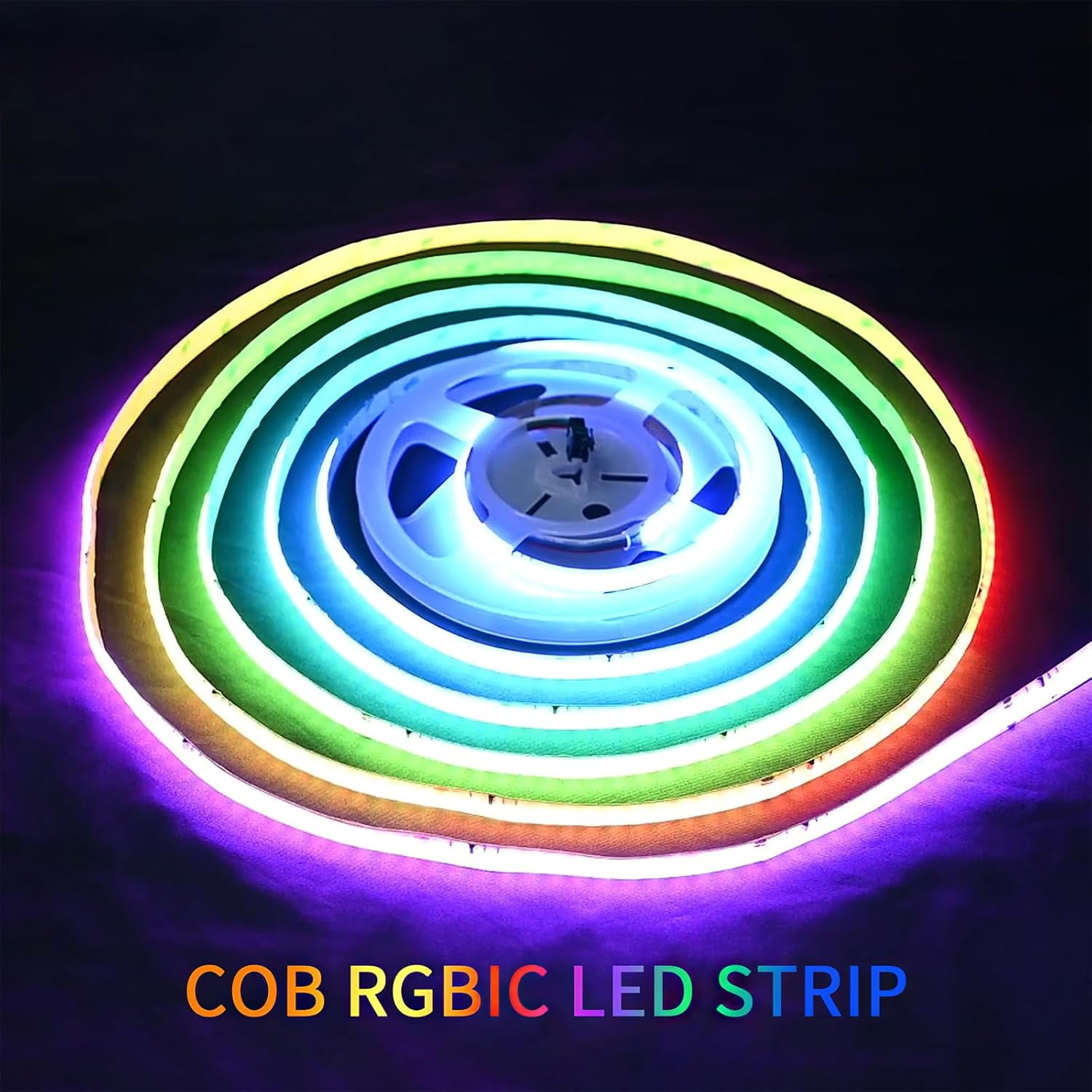 UKLL-SPI COB RGB IC LED Strip Light FOB WS2811 High Density Uniform ...