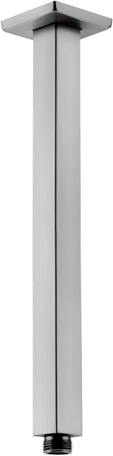 UKLL-Shower Arm with Flange 16 Inch Replacement Extension Pipe Square ...