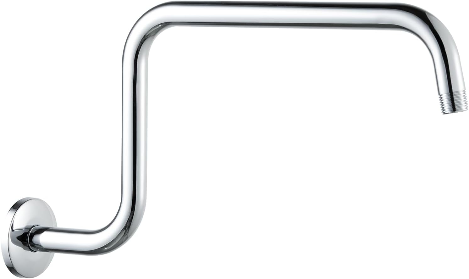 UKLL-Shower Head Extension Arm 16 Inch, S Shaped High Rise Extender ...