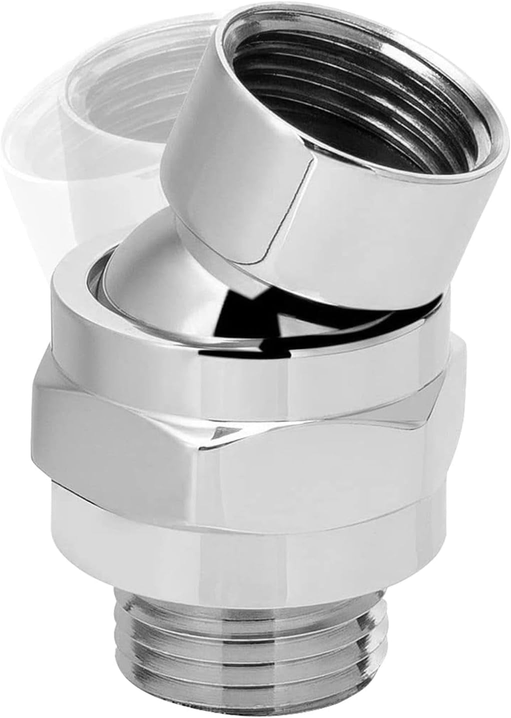 UKLL-Shower Head Swivel Ball Adapter,Solid Brass Universal Shower Head ...