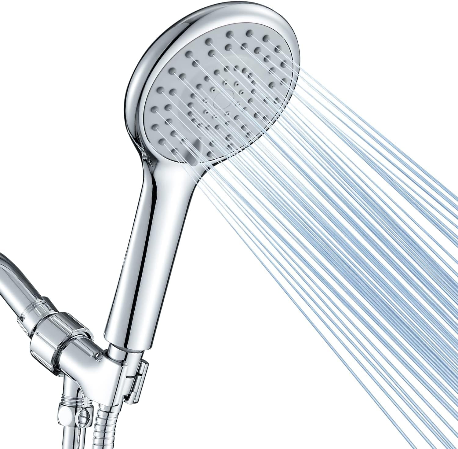 UKLL-Shower Heads with Handheld Spray 5-Mode Hand Held Shower Head with ...