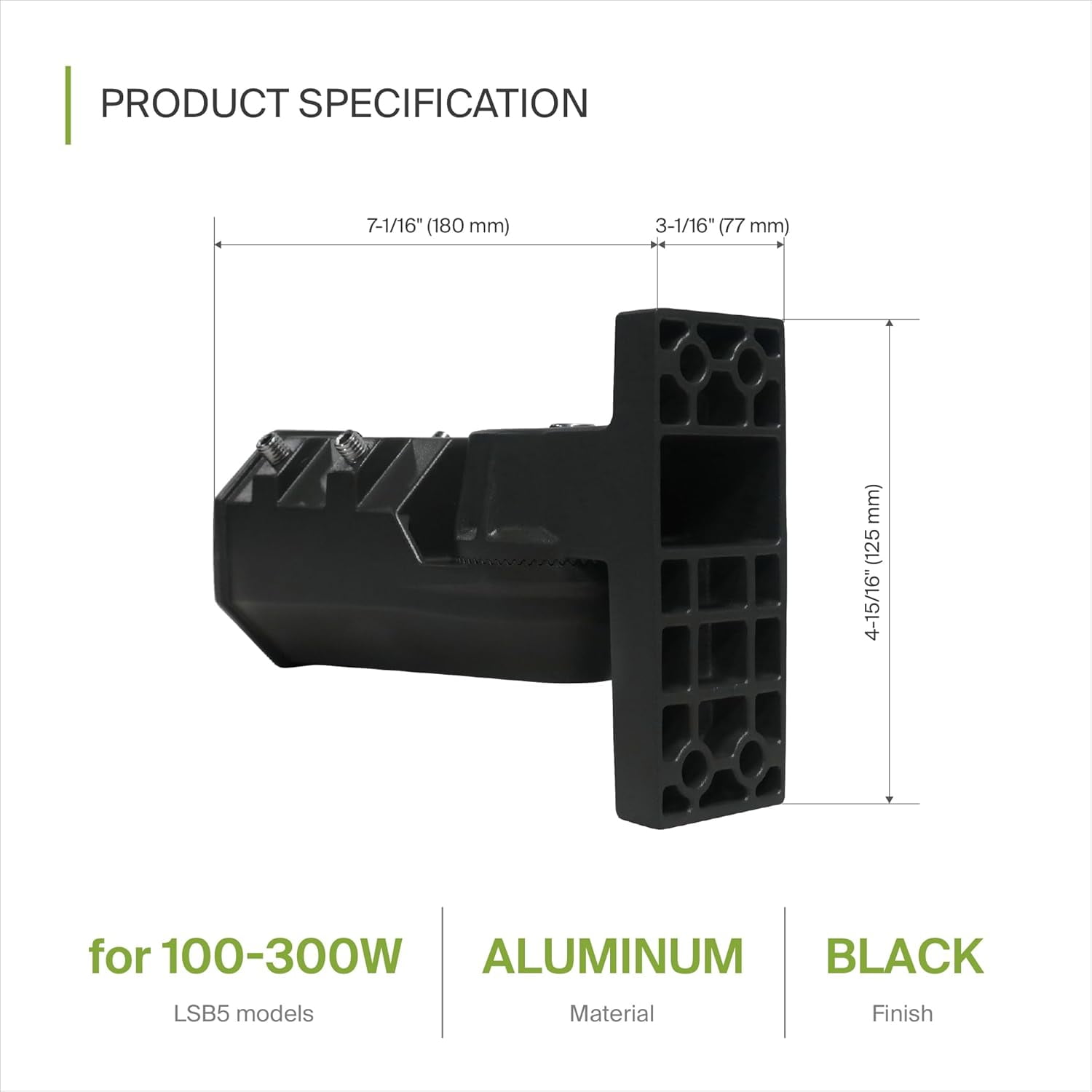 UKLL-Slip Fitter Mounting Bracket for LED Area Lights | Compatible with ...