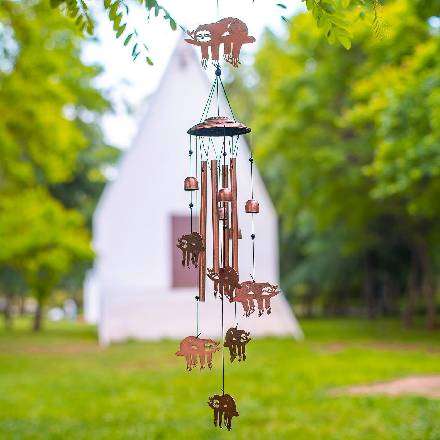 UKLL-Sloth Wind Chimes for Outside,Sloth Gifts for Women/Men/Sympathy ...