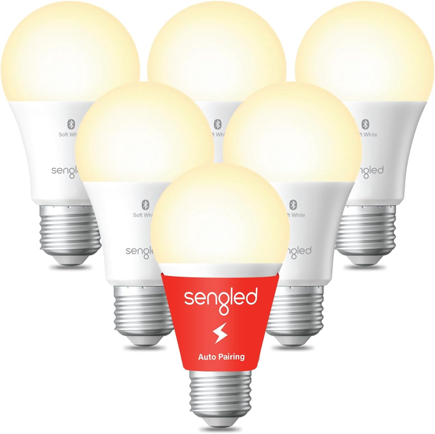 UKLL-Smart Light Bulbs, Bluetooth Mesh, Bulbs That Work with Alexa Only ...