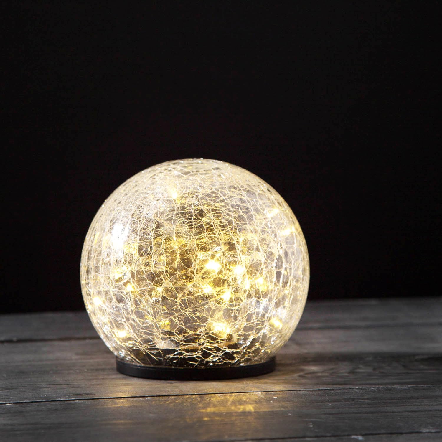 UKLL-Solar Globe Lights Outdoor - 5 Inch Medium Lighted Gazing Ball ...