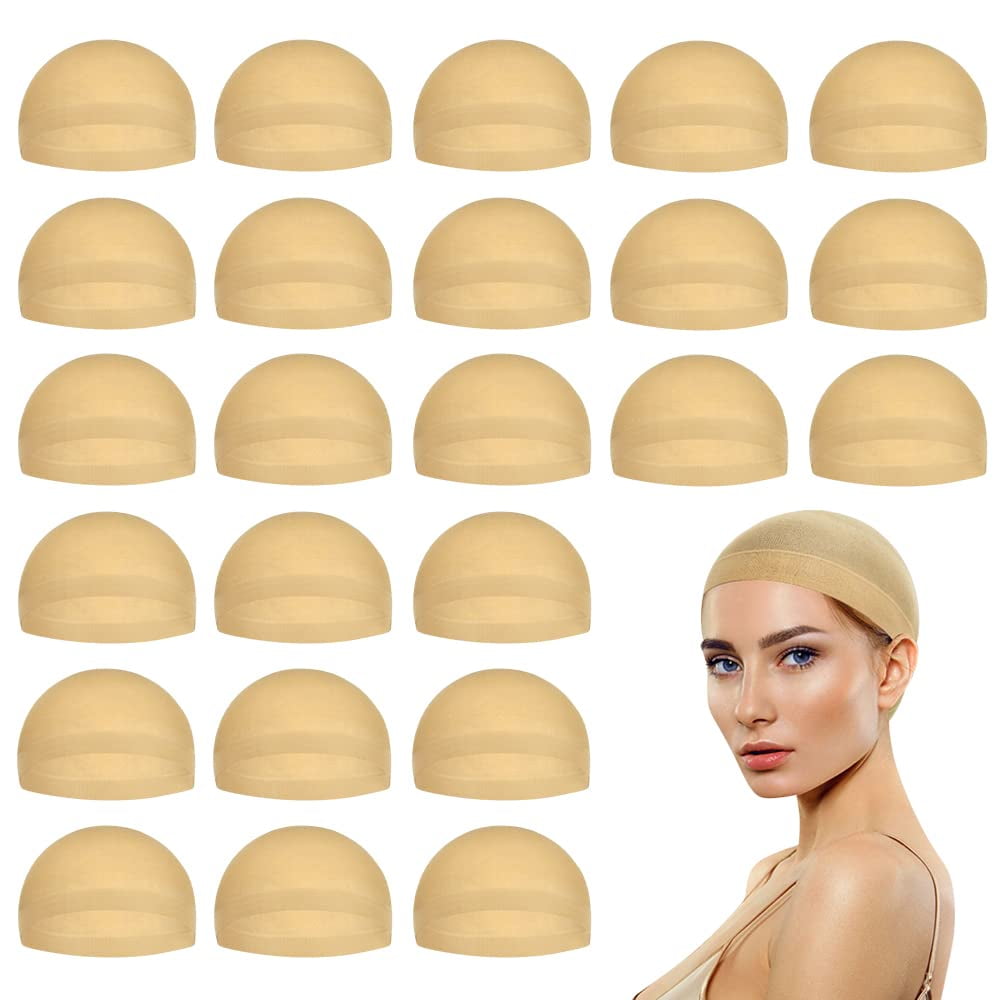 UKLL-Stocking Wig Cap for Women, Stretchy Nylon Hair Cap for Wig, Beige ...