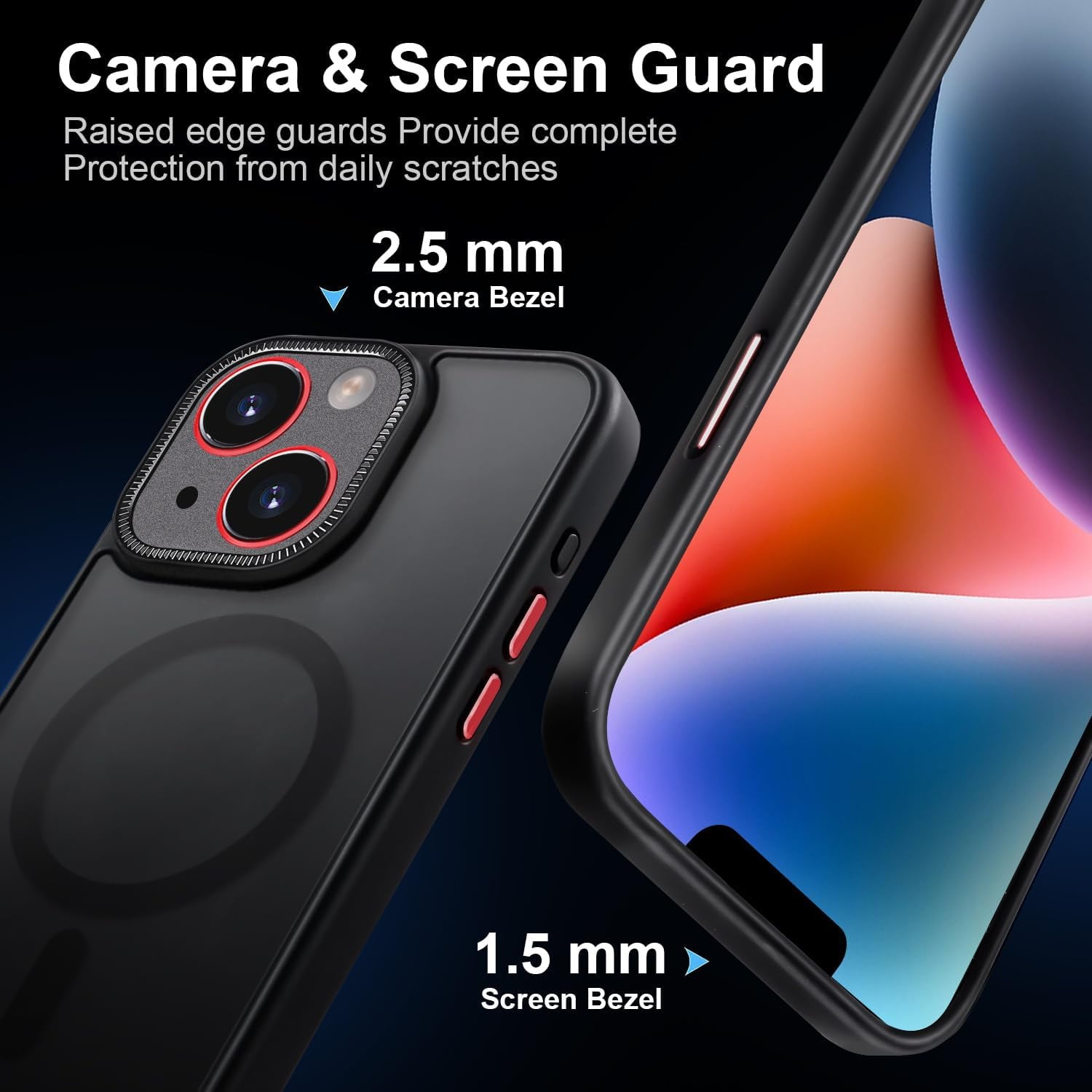 UKLL-Strong Magnetic Case for iPhone 14 Case with Integrated Camera ...