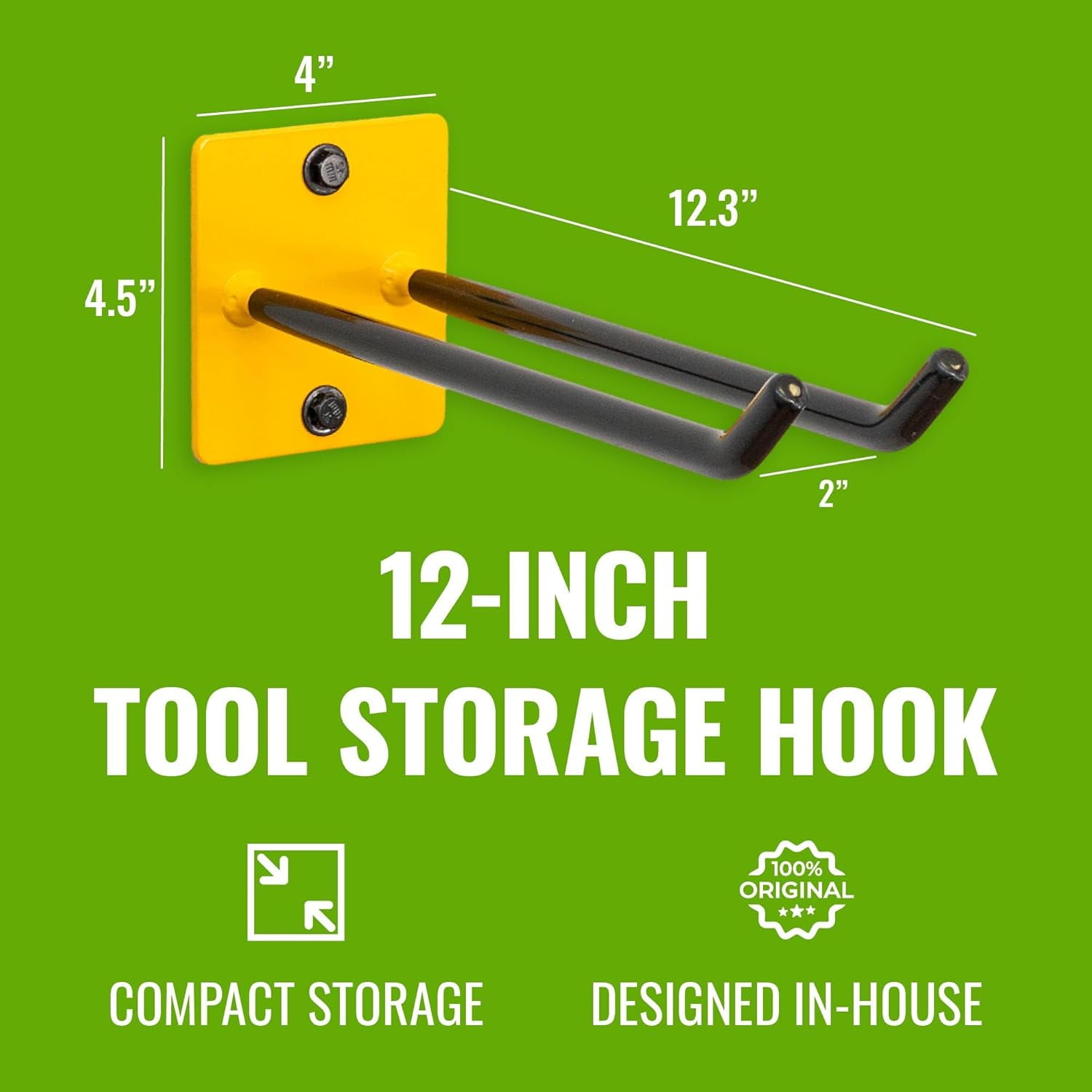 UKLL-Tool Organizer Hook, Wall Mount Garage Storage, Tool Storage for ...