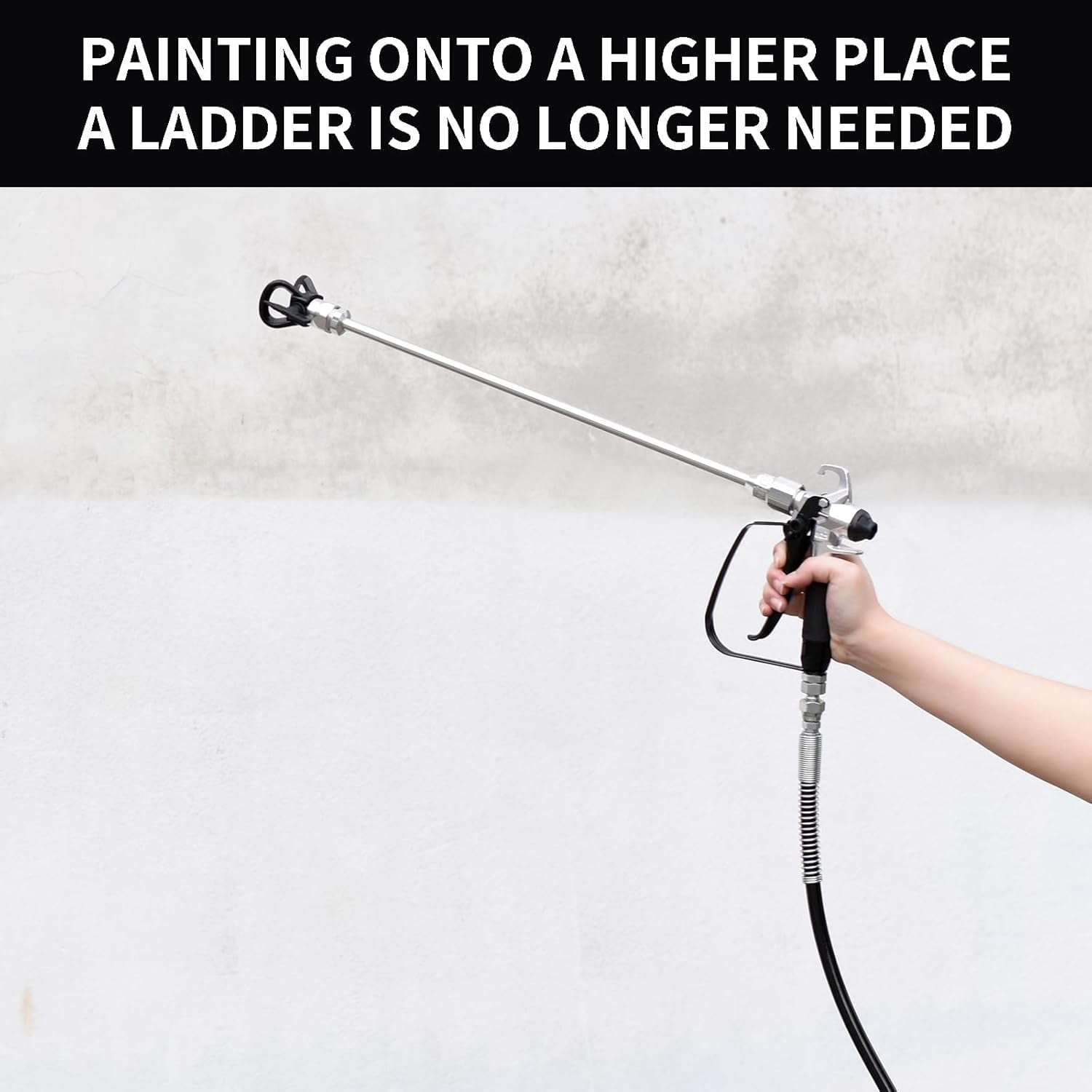 UKLL-Tools Airless Paint Sprayer Extension, 24 Inch (60cm) Sprayer Tip ...