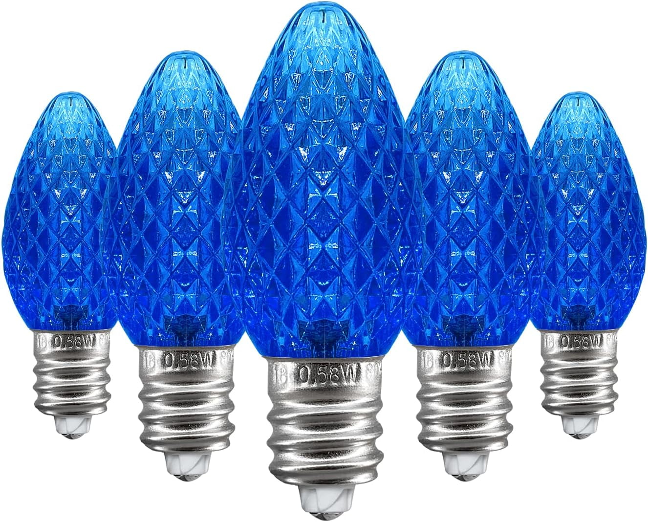 UKLL-UL Listed Box of 25 C7 Led Replacement Bulbs,2 SMD LEDs in Each C7 ...