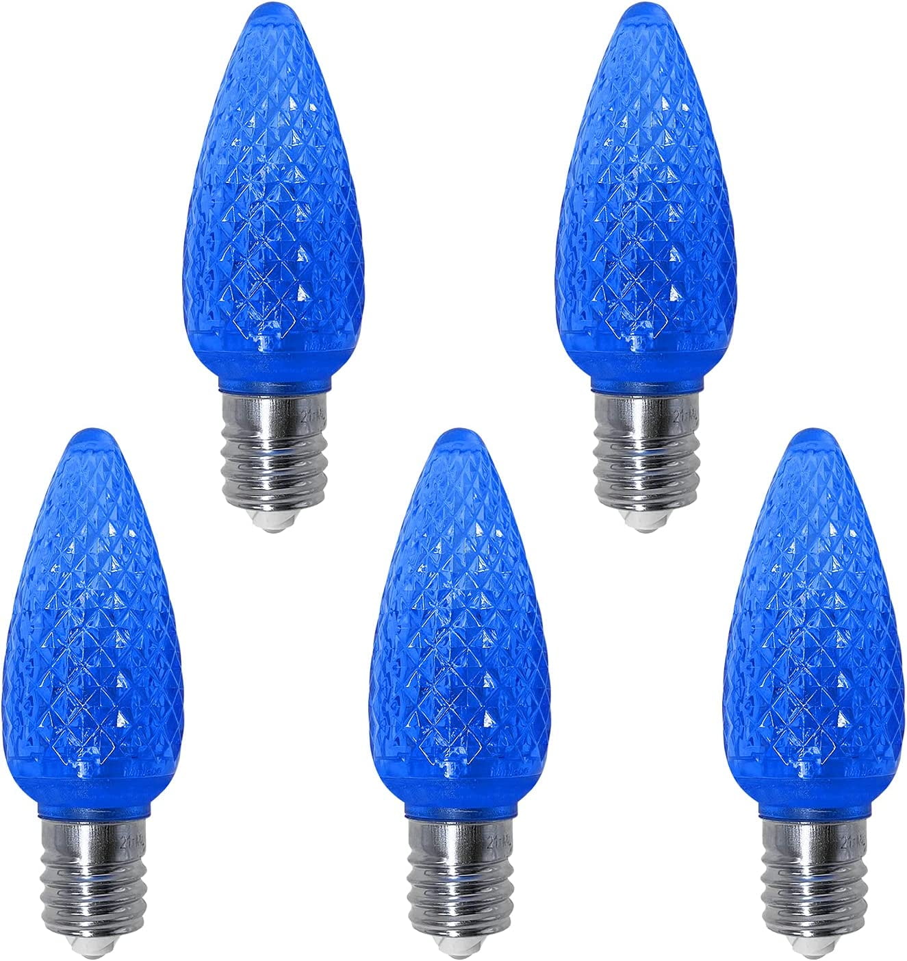 UKLL-UL Listed Box of 25 C9 Led Replacement Bulbs,3 SMD LEDs in Each C9 ...