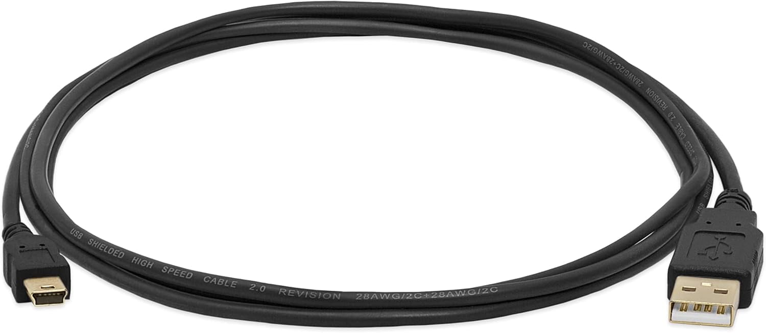 UKLL-- USB 2.0 Cable A to Mini B 5 Pin Male High Speed USB Charger Data ...