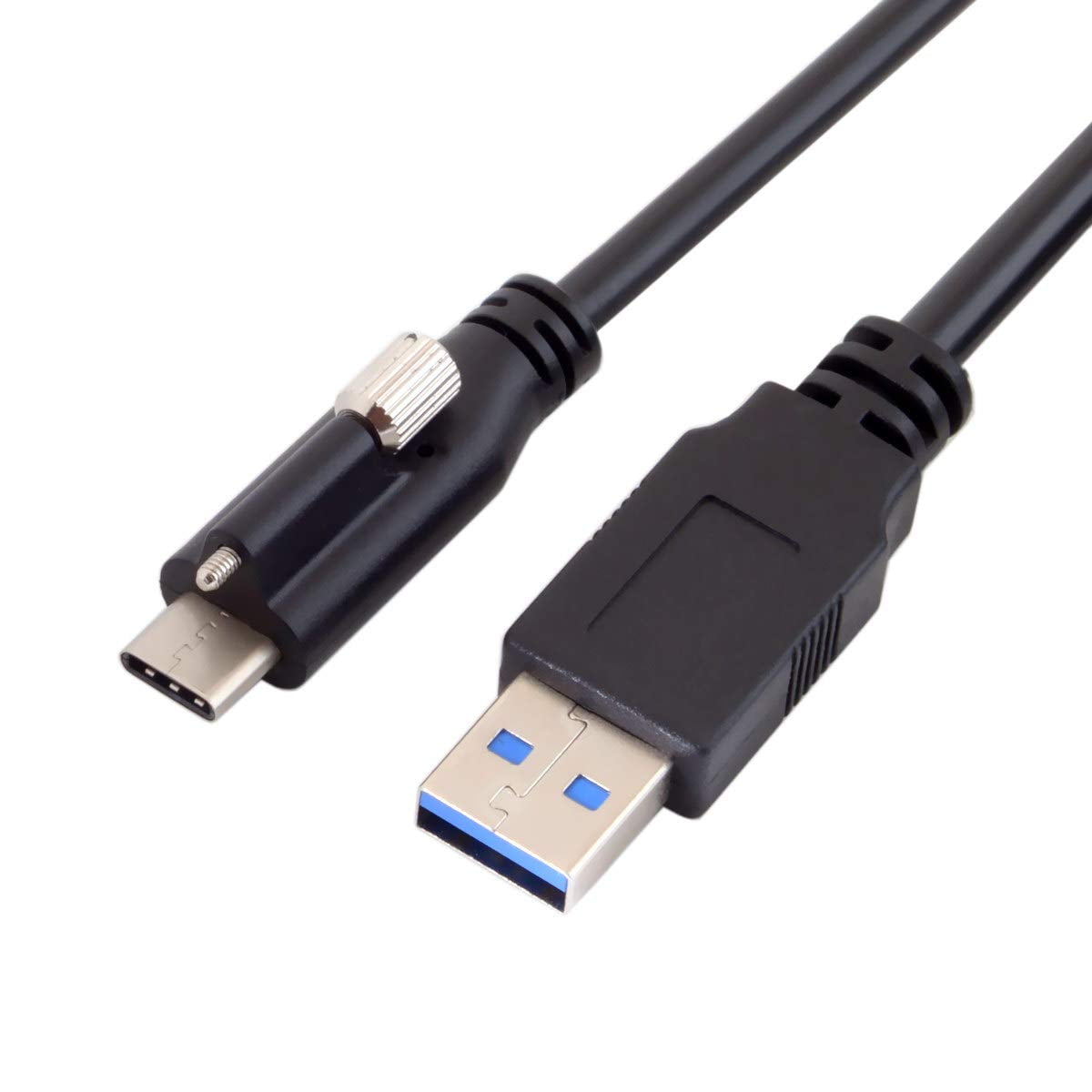 UKLL-USB 3.1 Type-C Locking Connector to Standard USB3.0 Data Cable 1 ...