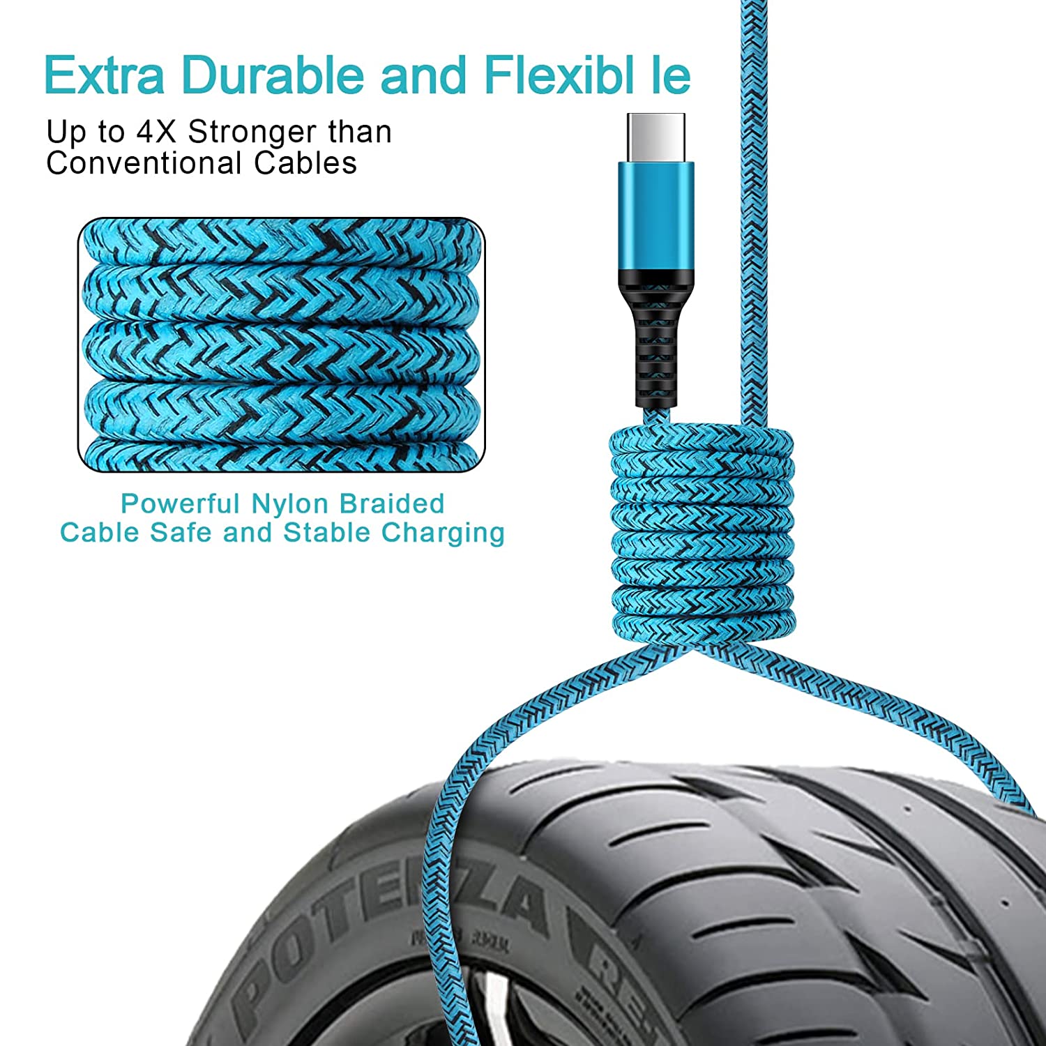 UKLL-USB C Cable 3FT 2Pack for Google Pixel 9a 9 Pro XL Fold 8a 8Pro 8 7a 6, Samsung S25 Ultra ...