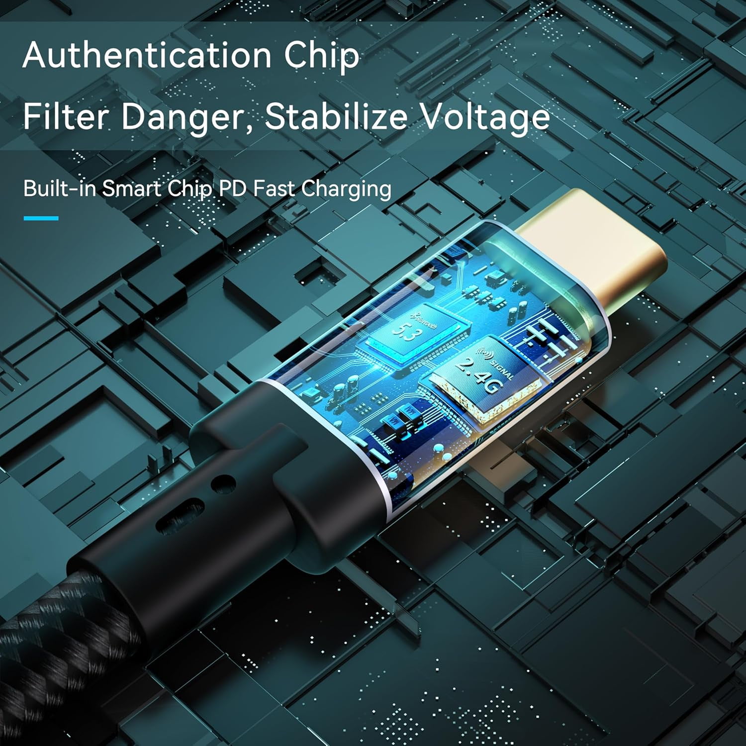 UKLL-USB C Cable, USB4 Cable 240W Fast Charging, 40Gbps Data Transfer ...